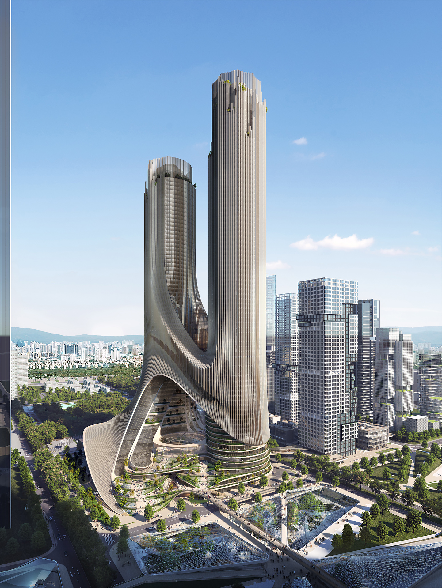 Zaha Hadid Architects | Tower C by Brick Visual - Architizer