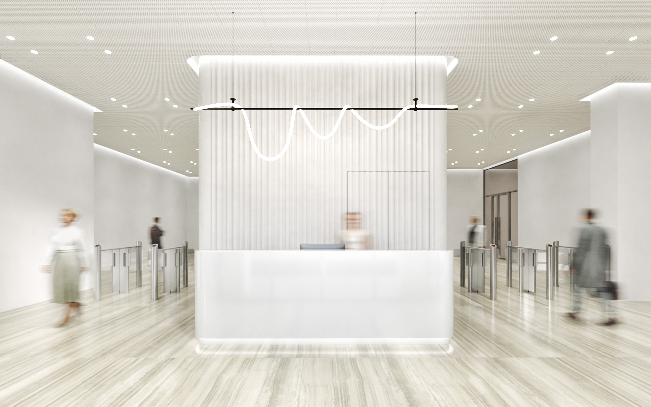 The management cluster of the INTC MSU by Asadov Architectural Studio ...