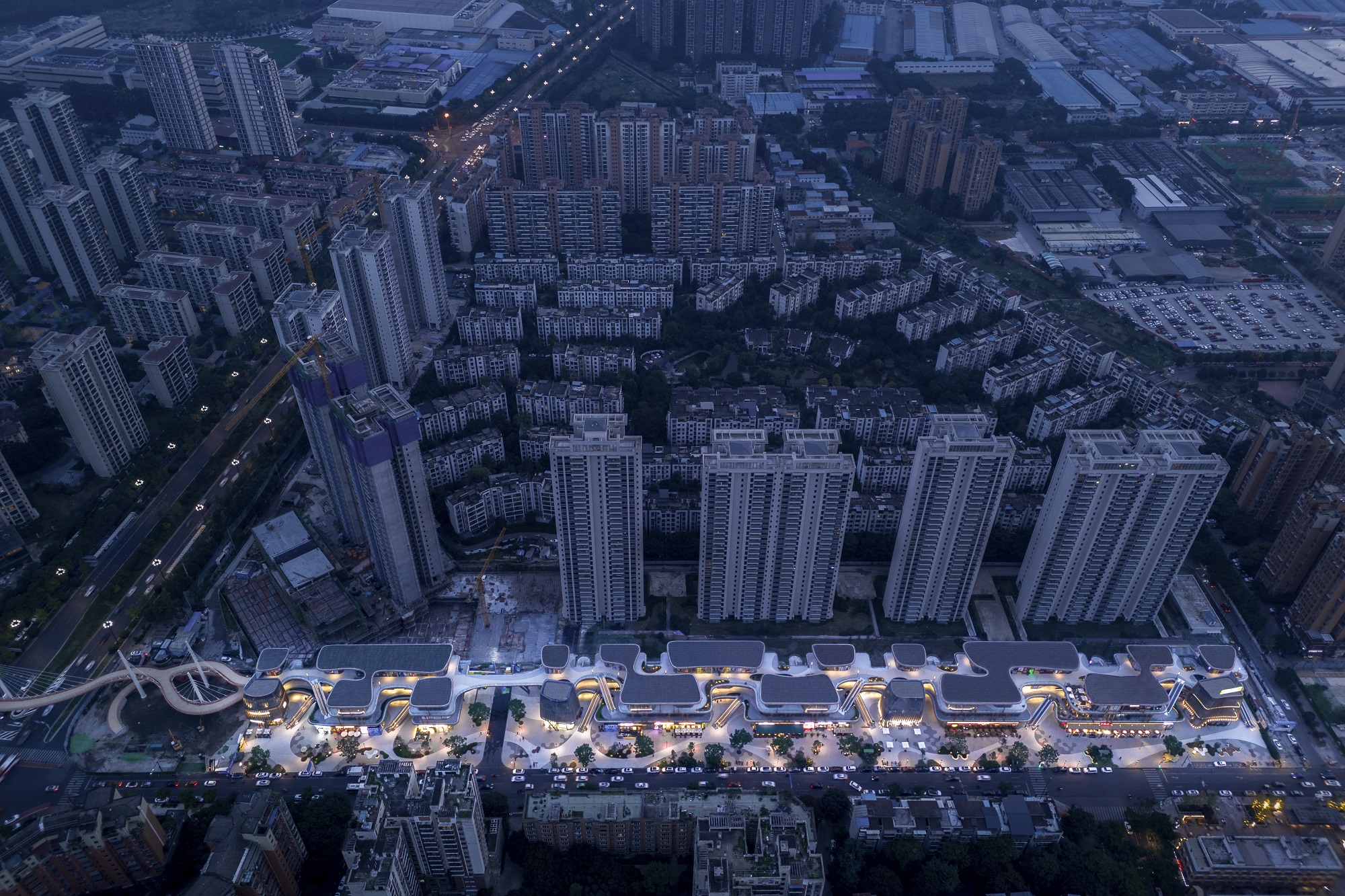 Chengdu Hyperlane by Aedas - Architizer