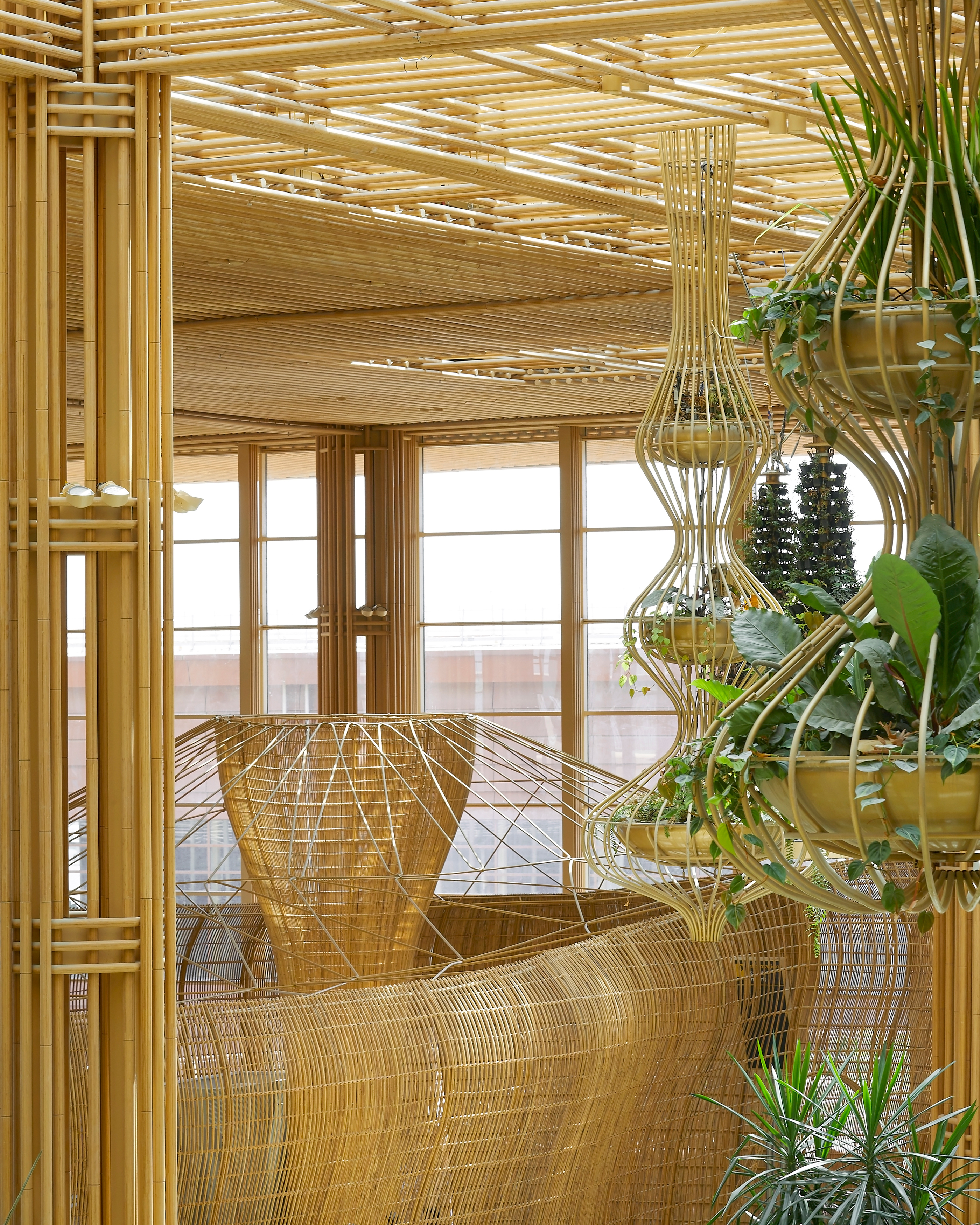T2 Kempegowda International Airport Rattan Retail Pods by Enter ...