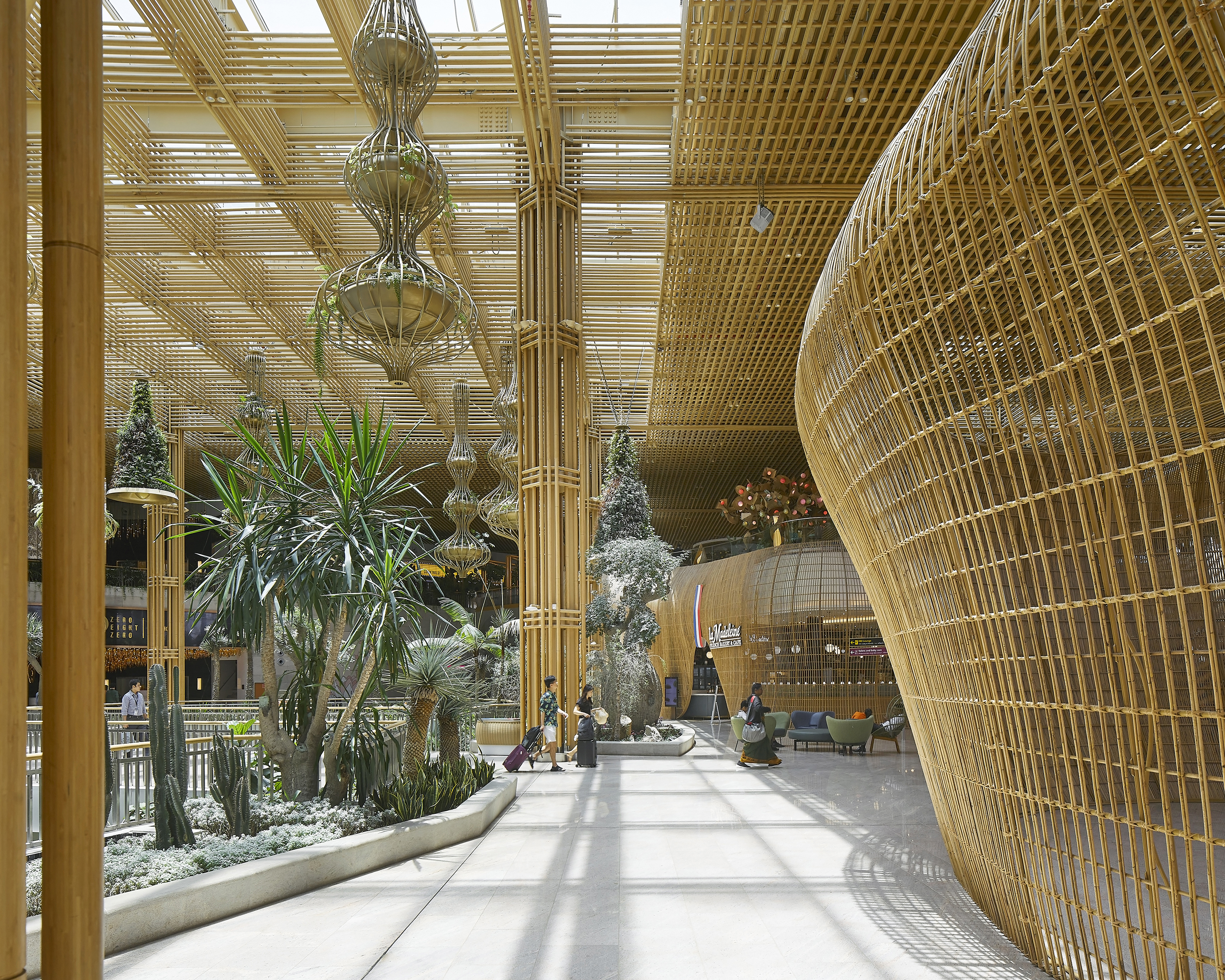 T2 Kempegowda International Airport Rattan Retail Pods by Enter ...