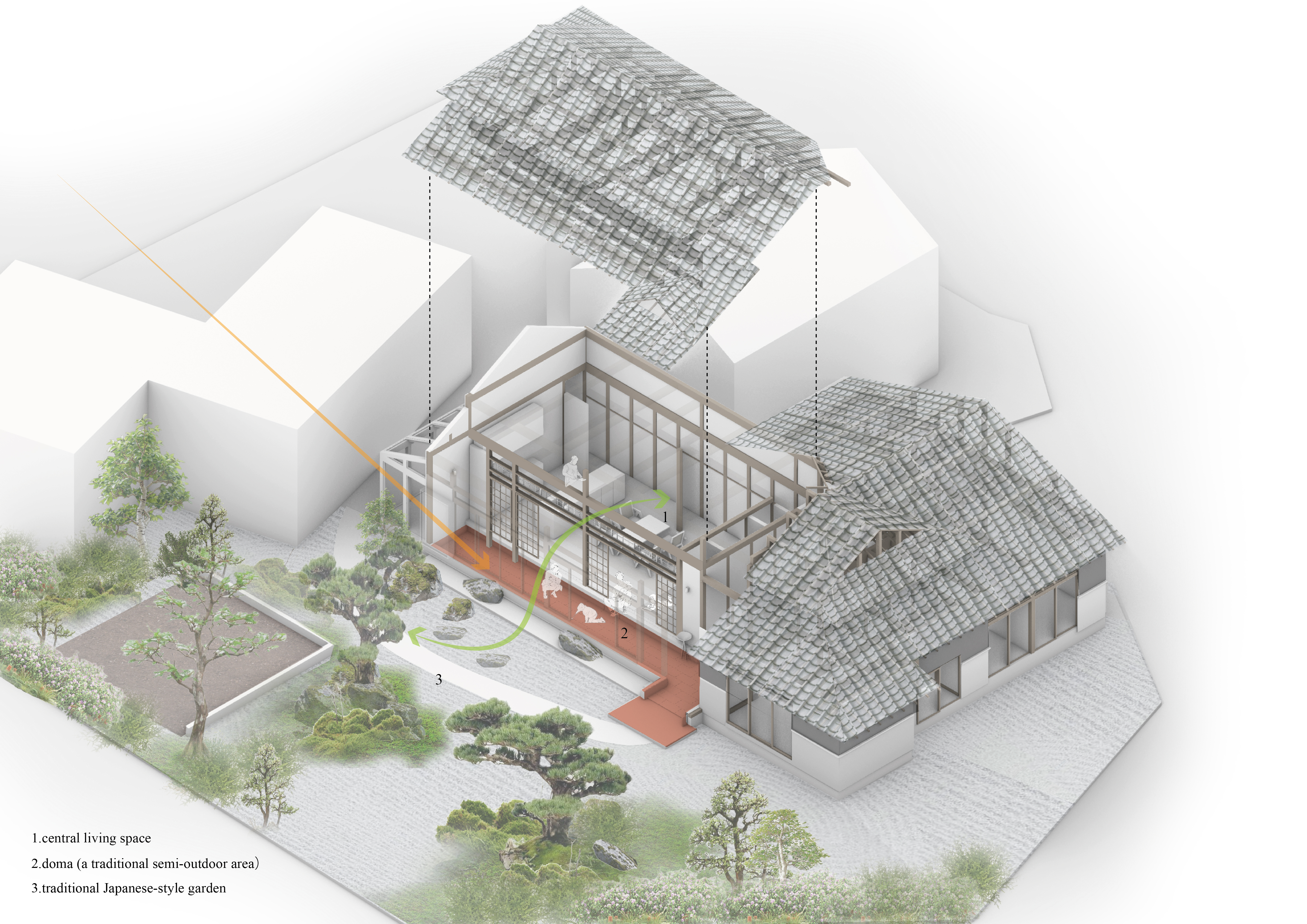 DOMA HOUSE-Renovation of a traditional Japanese house- by ITSUKI ...