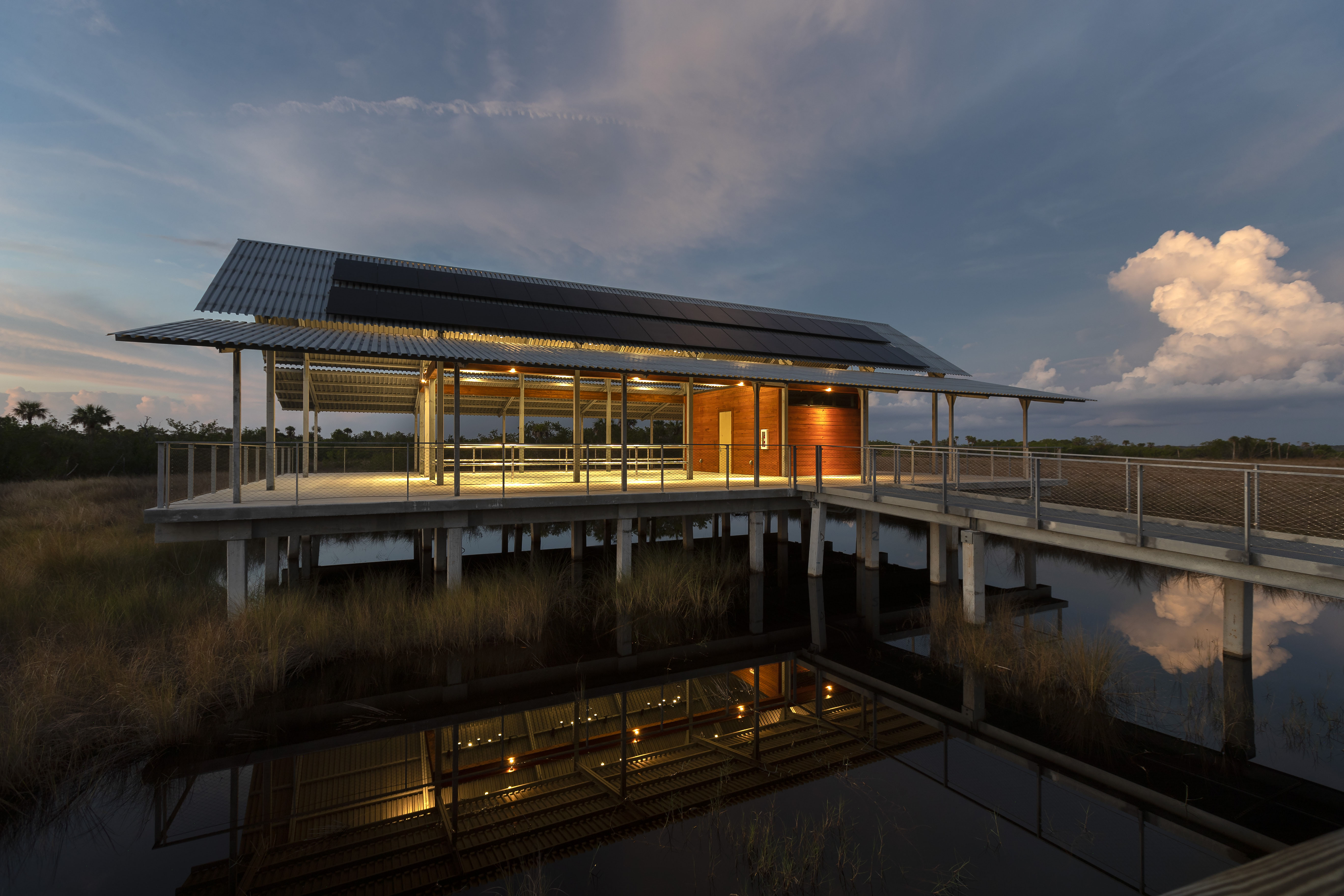 Fakahatchee Strand Preserve Pavilion and Pedestrian Bridge by David ...