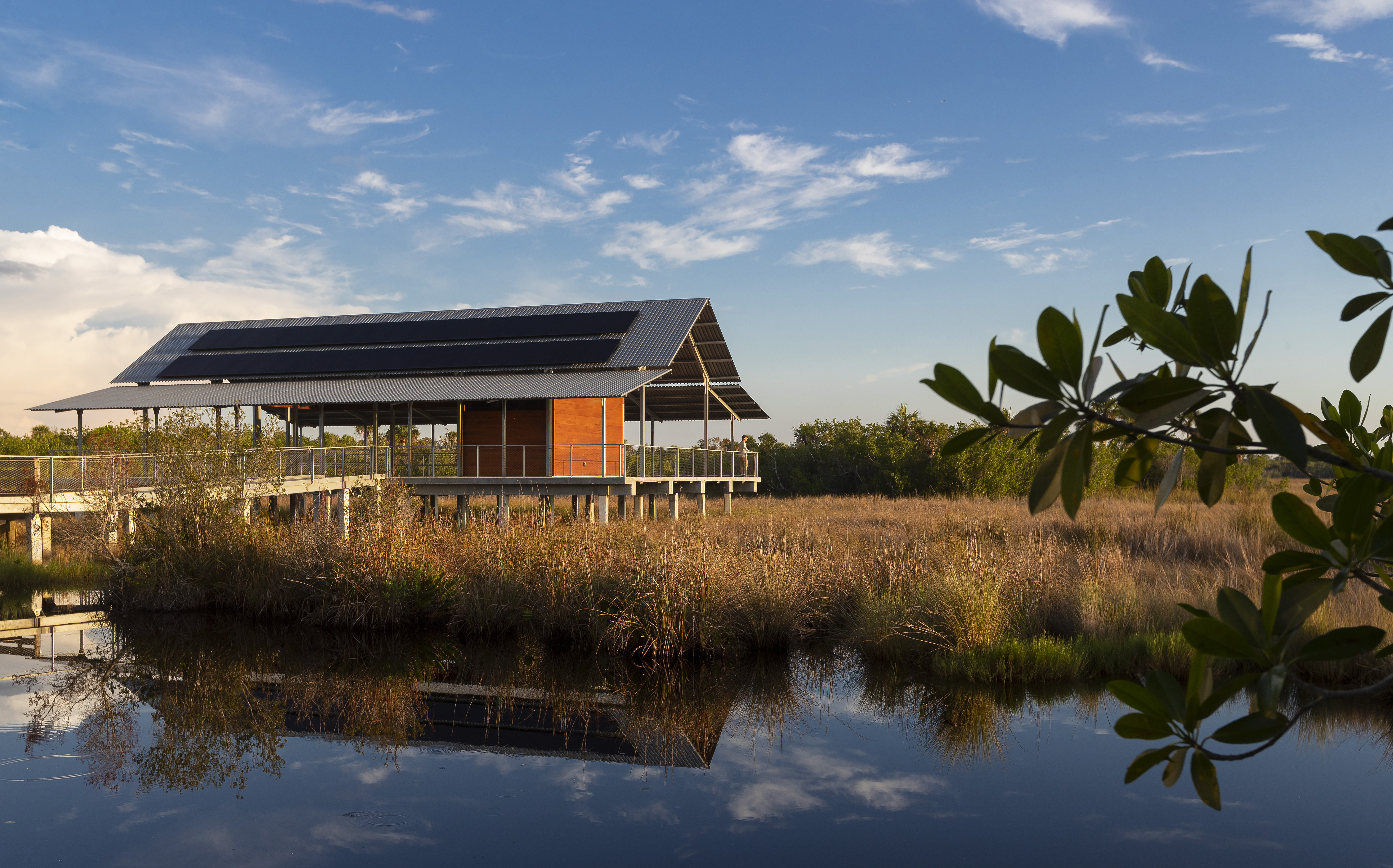 Fakahatchee Strand Preserve Pavilion and Pedestrian Bridge by David ...