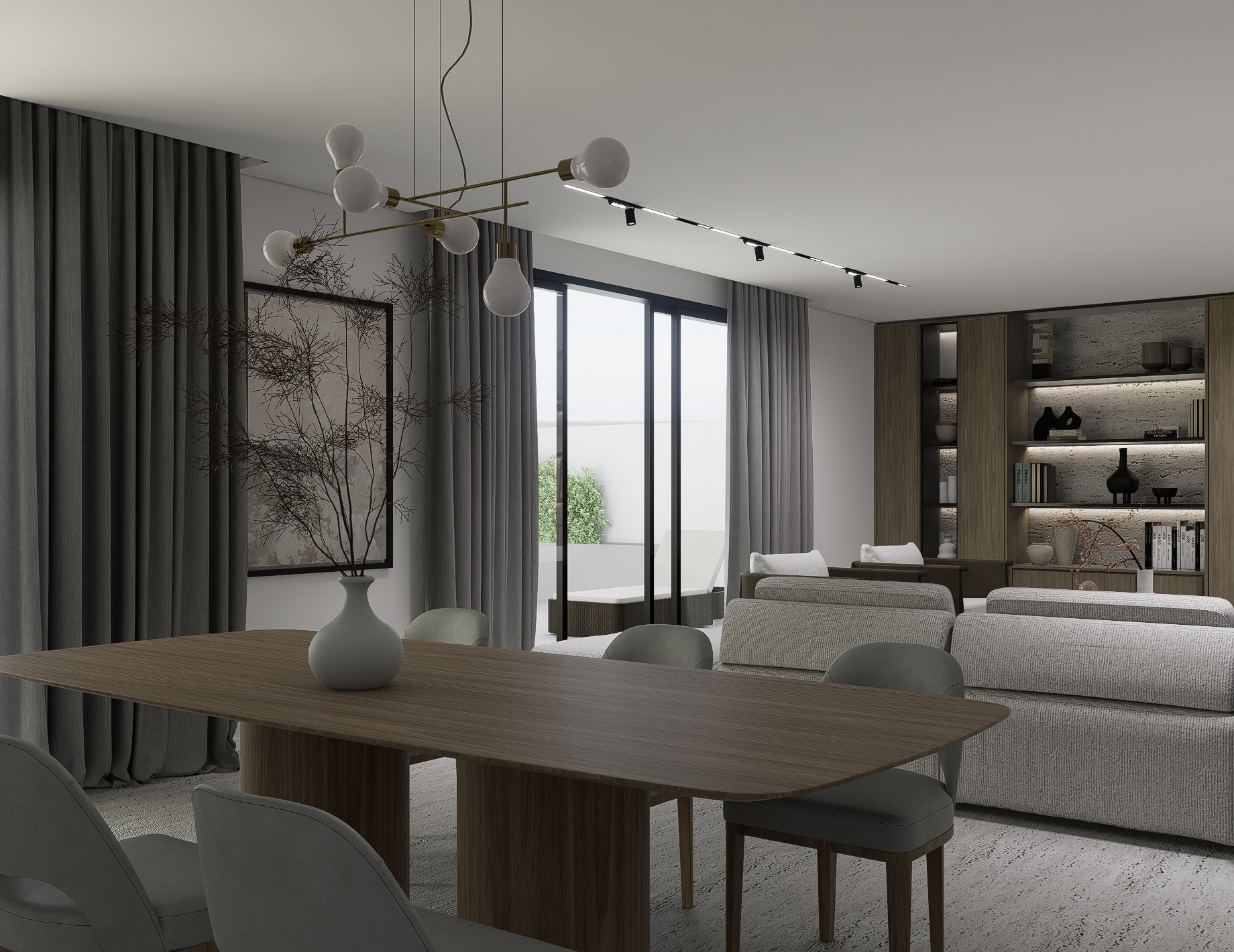 Propuesta CLark , en departamento torre avivia ,atlanticoarqs by ...
