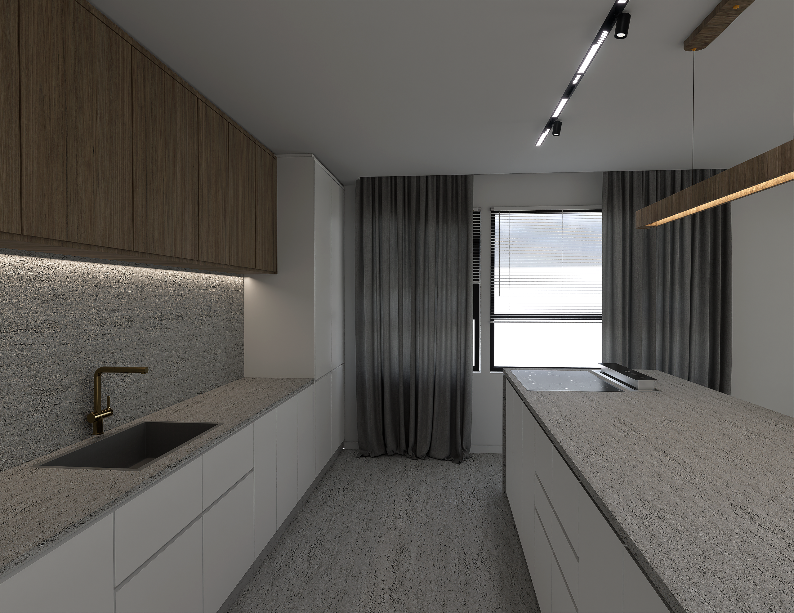 Propuesta CLark , en departamento torre avivia ,atlanticoarqs by ...