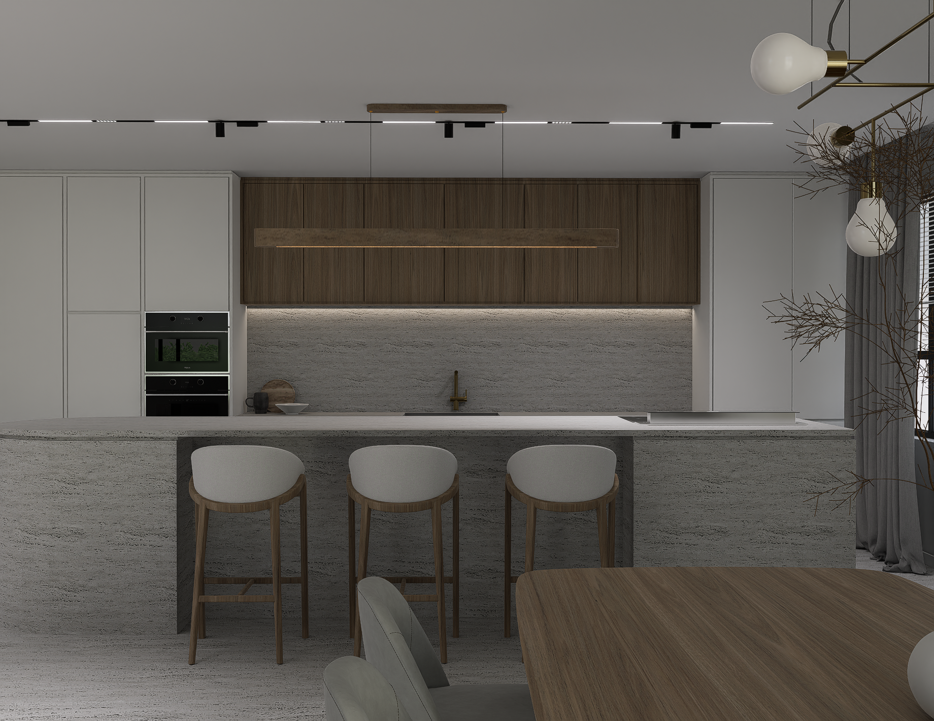Propuesta CLark , en departamento torre avivia ,atlanticoarqs by ...