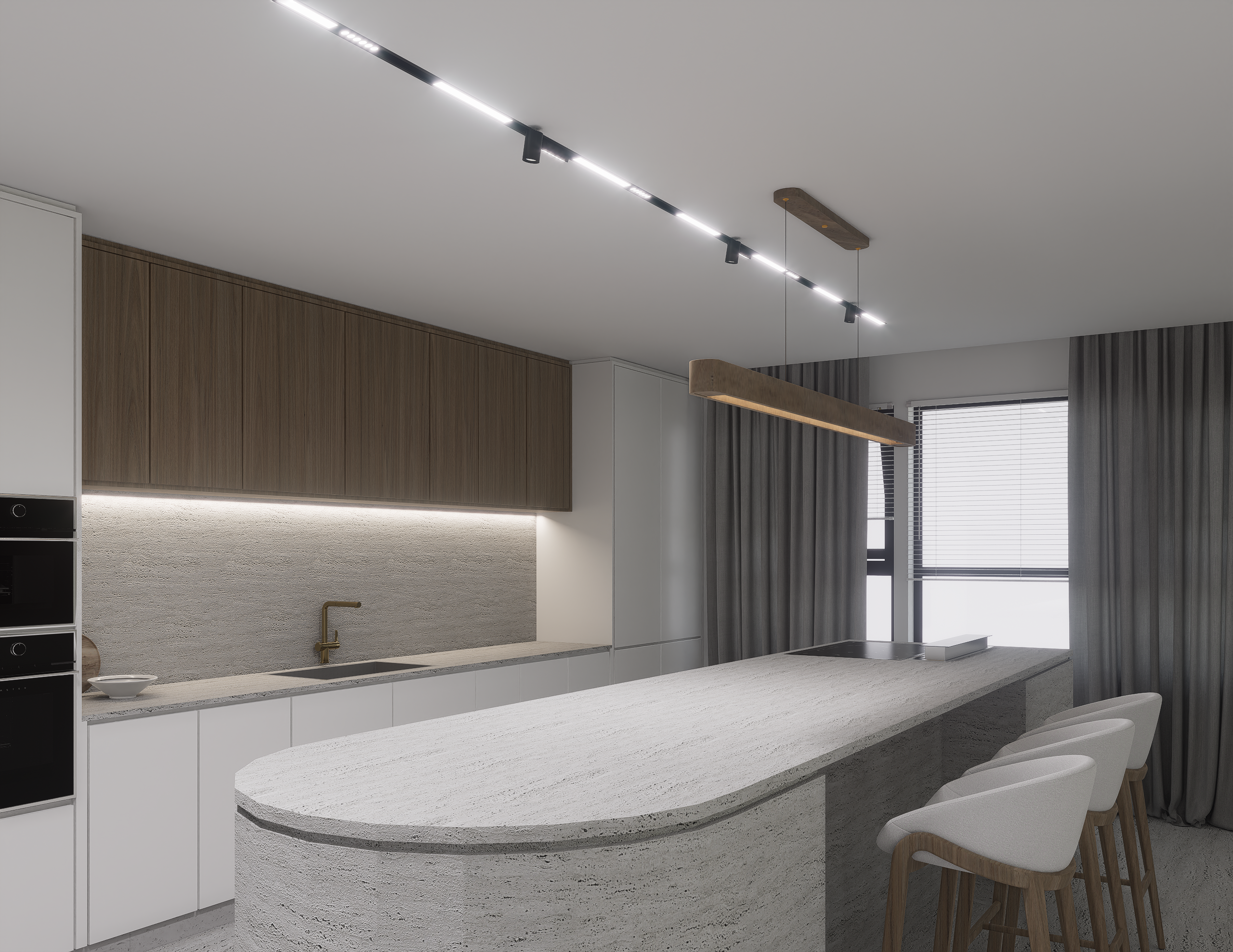 Propuesta CLark , en departamento torre avivia ,atlanticoarqs by ...