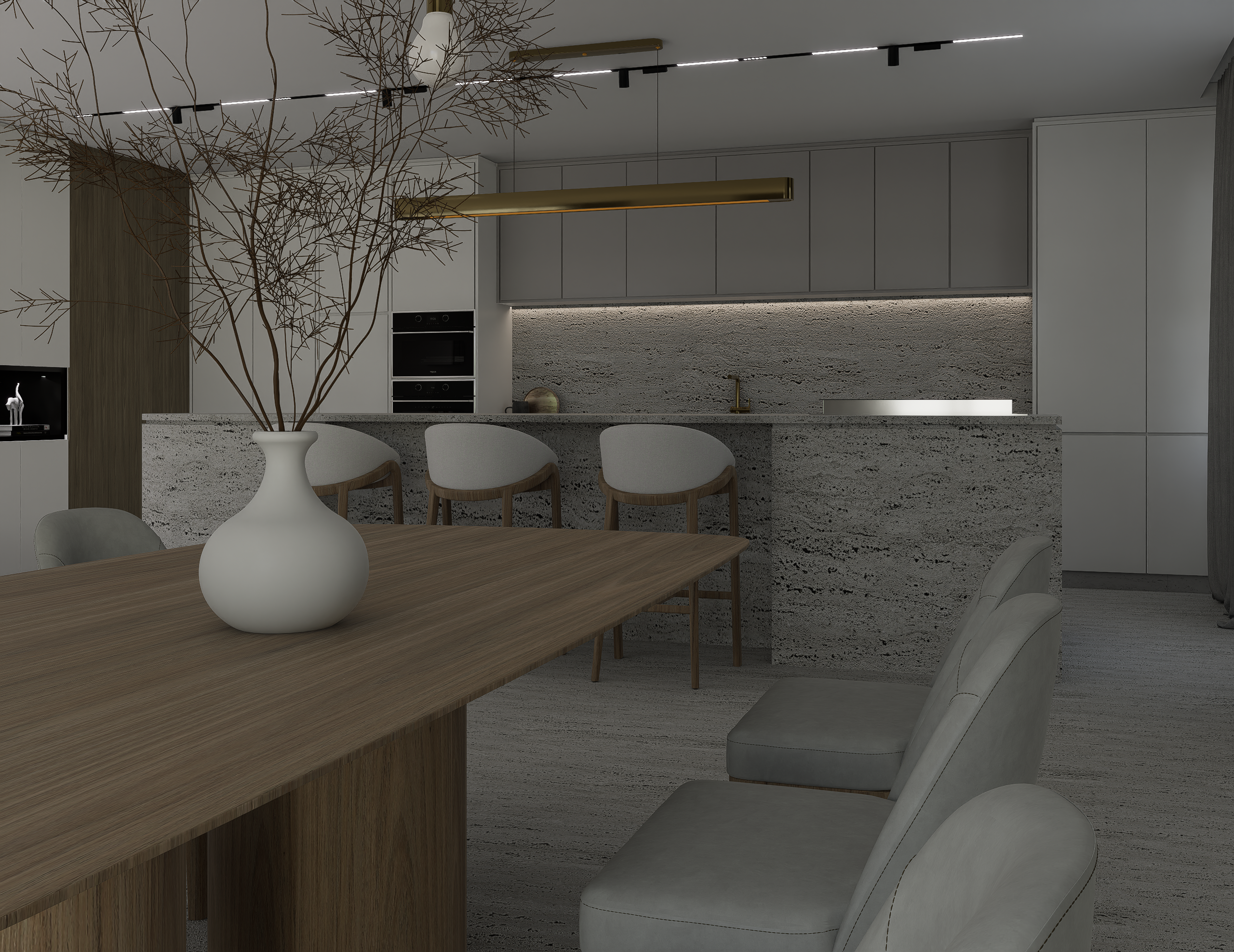 Propuesta CLark , en departamento torre avivia ,atlanticoarqs by ...