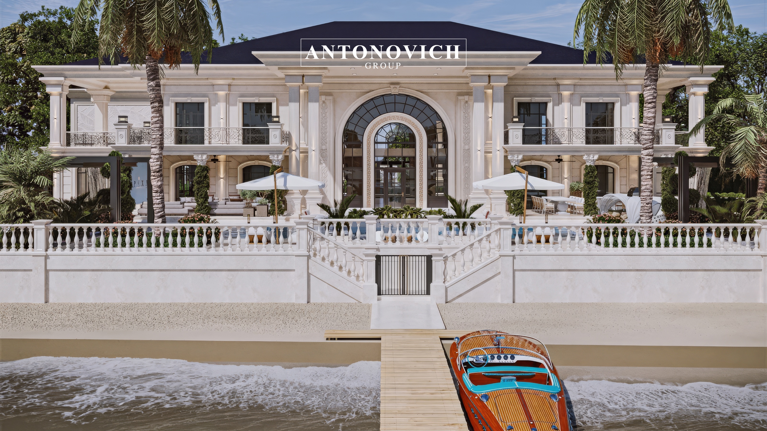 Luxury Villa Exterior Architecture: Antonovich Group's Contemporary ...