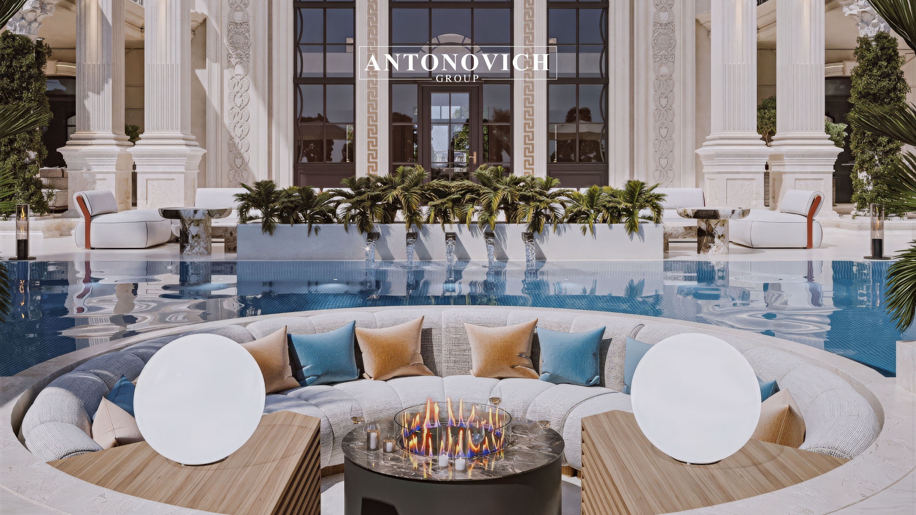 Luxury Villa Exterior Architecture: Antonovich Group's Contemporary ...