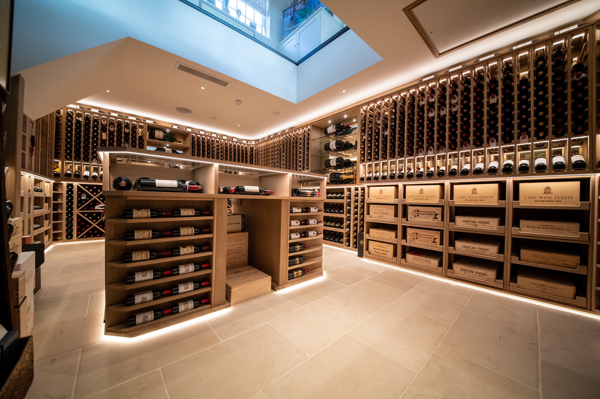 Oak Wine Cellar by Sorrells Custom Wine Cellars - Architizer