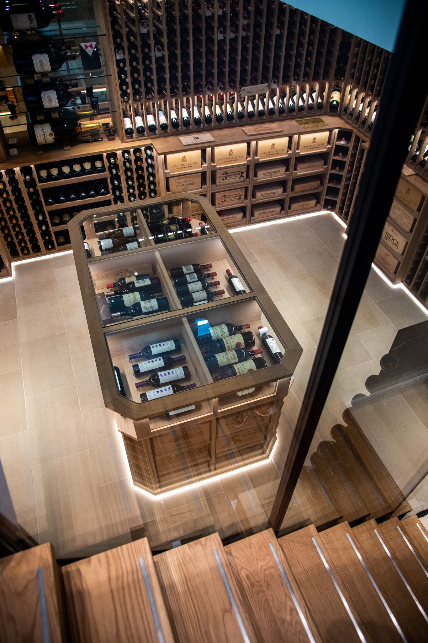 Oak Wine Cellar by Sorrells Custom Wine Cellars - Architizer