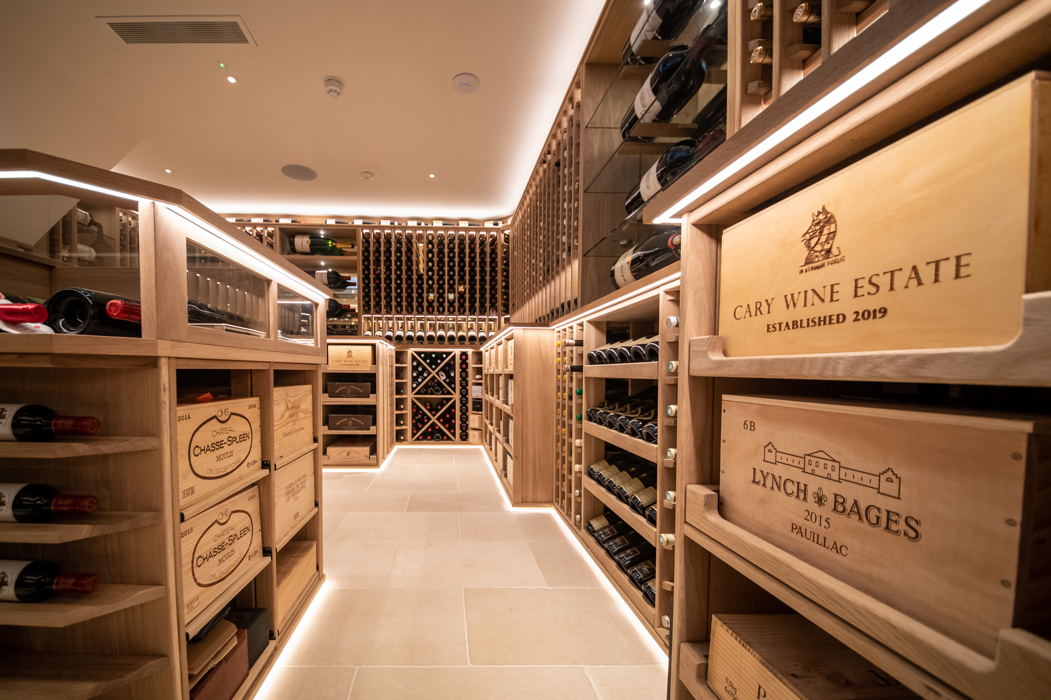 Oak Wine Cellar by Sorrells Custom Wine Cellars - Architizer