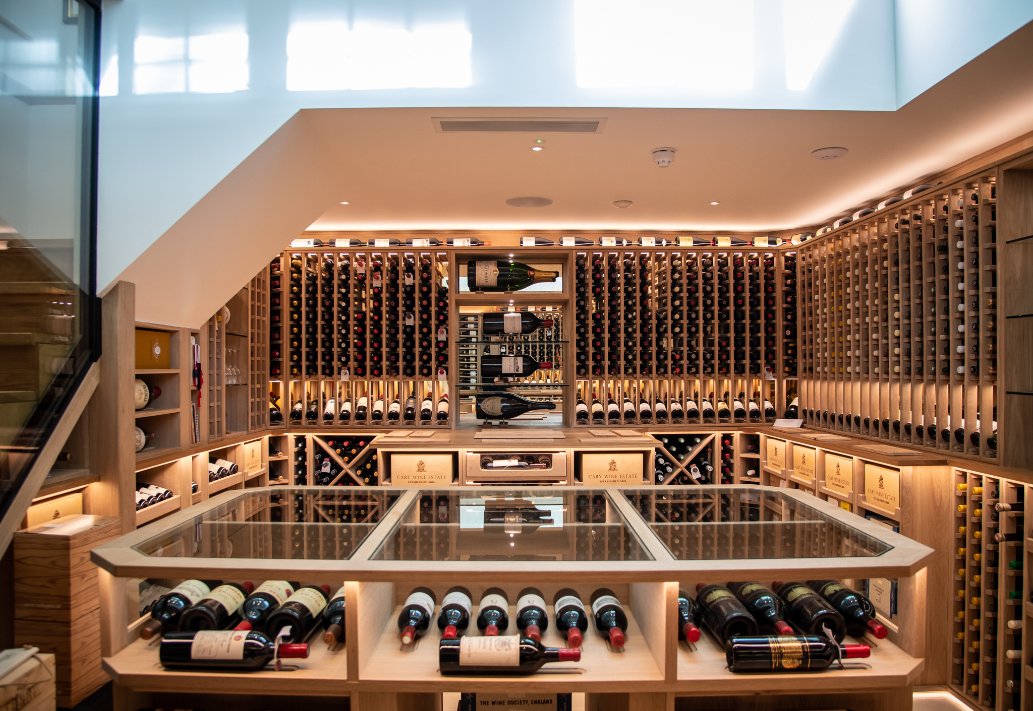 Oak Wine Cellar by Sorrells Custom Wine Cellars - Architizer