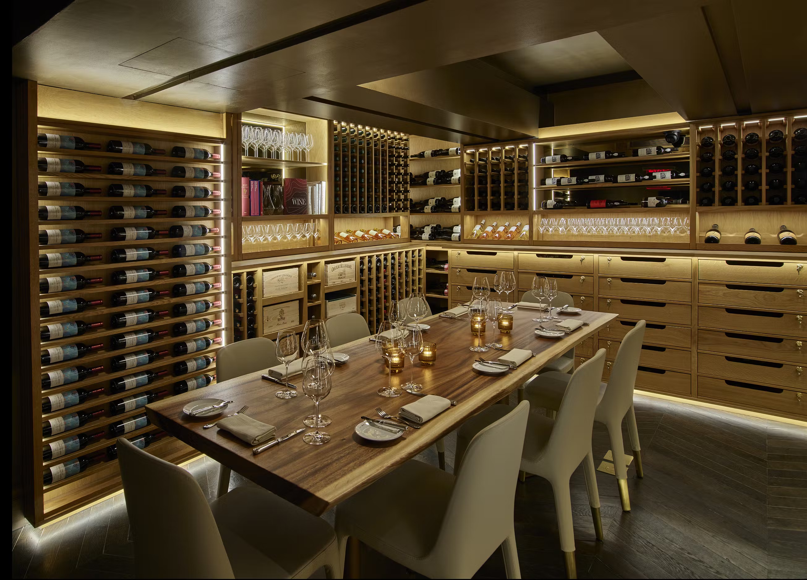 Maison Barnes, NYC by Sorrells Custom Wine Cellars - Architizer