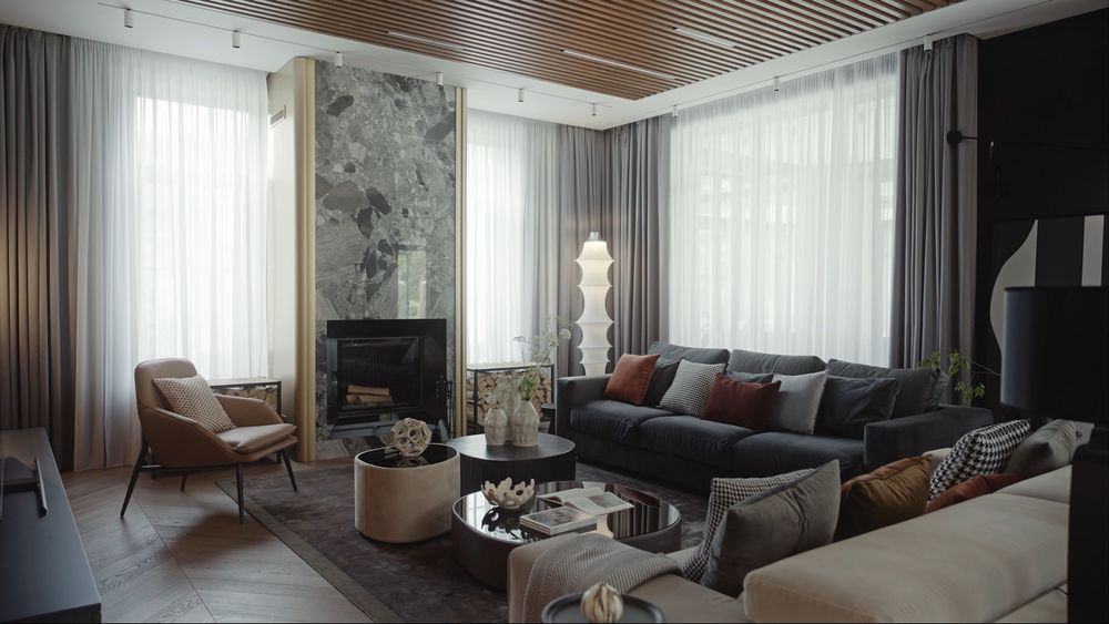 Realised interior of a house in the Lagry Park cottage settlement by ...