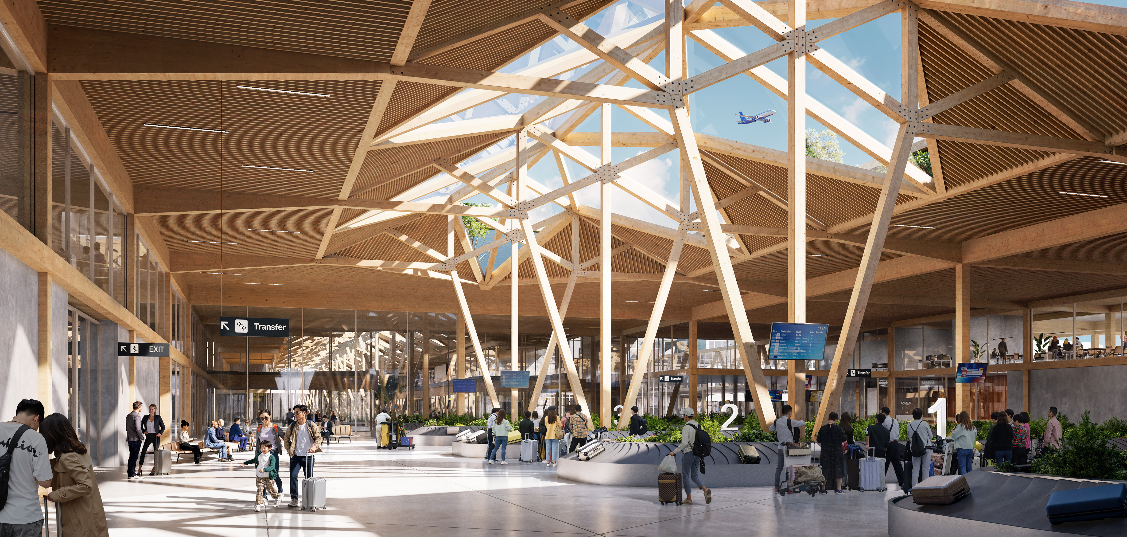 Vilnius Airport arrival terminal by UAB APLAN - Architizer