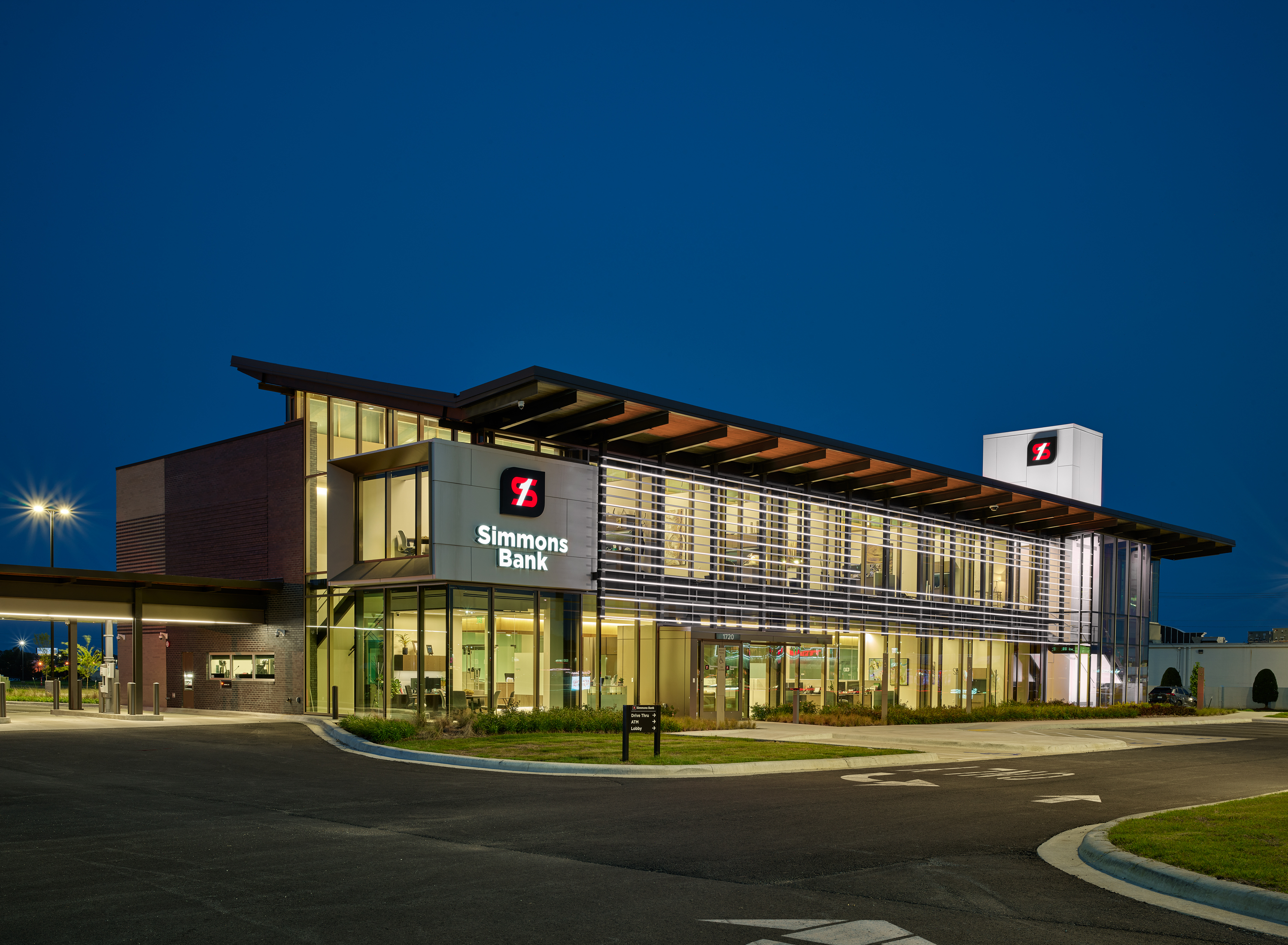 Simmons Bank by Polk Stanley Wilcox Architects - Architizer
