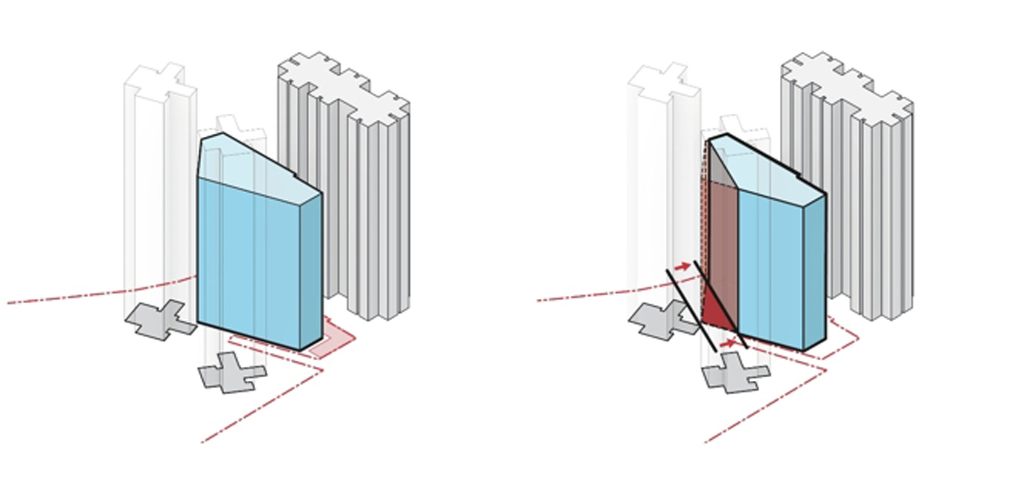Shenzhen Chuanbu Street Shanty Town Renovation – Office Tower by Aedas ...