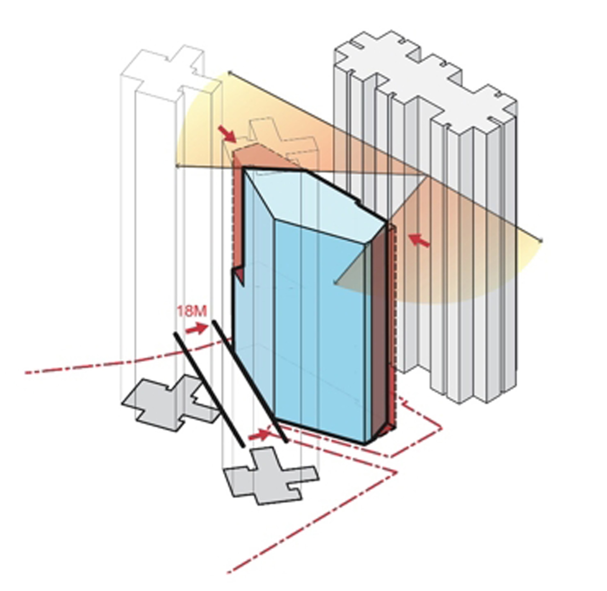 Shenzhen Chuanbu Street Shanty Town Renovation – Office Tower by Aedas ...