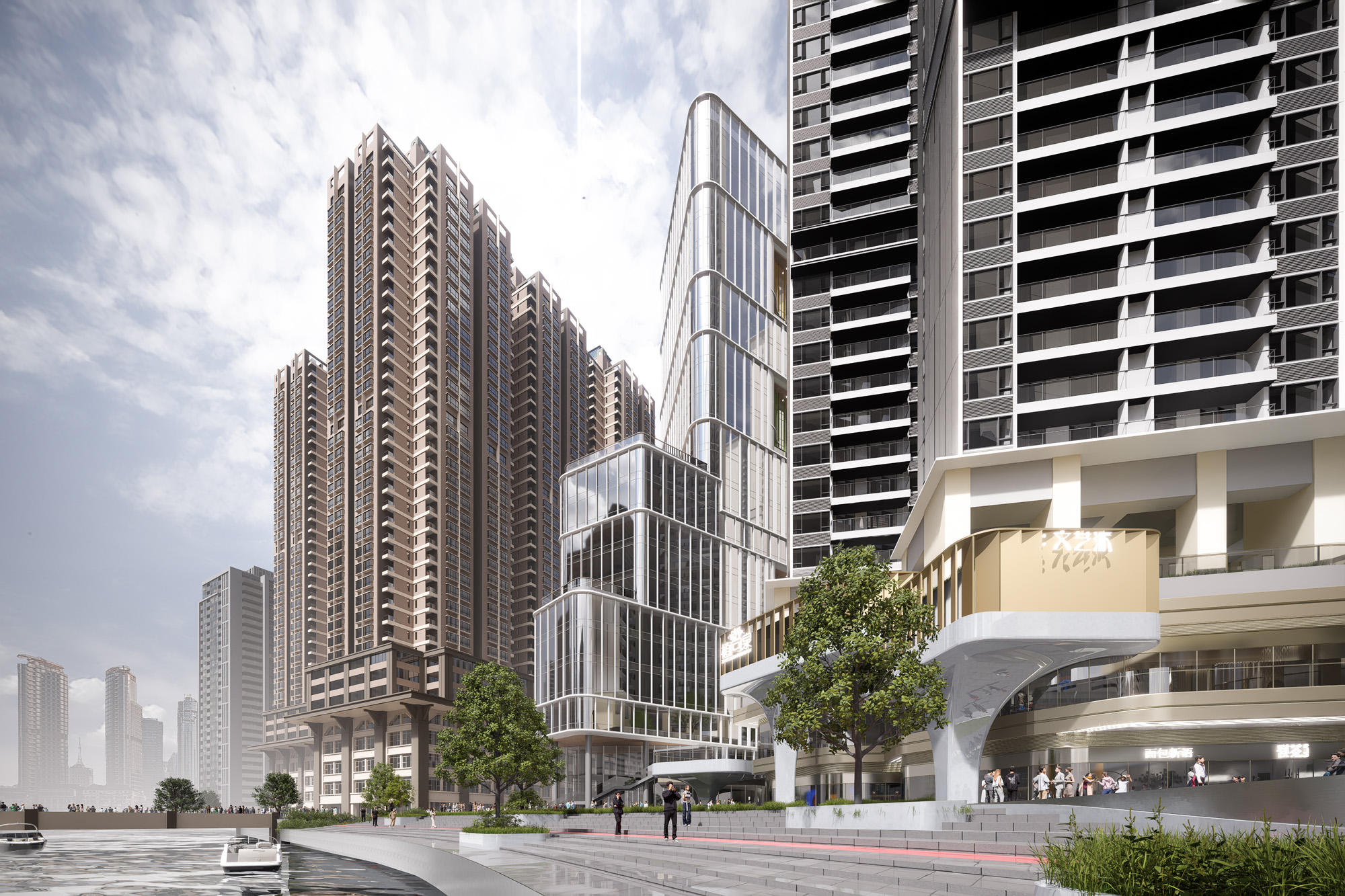 Shenzhen Chuanbu Street Shanty Town Renovation – Office Tower by Aedas ...