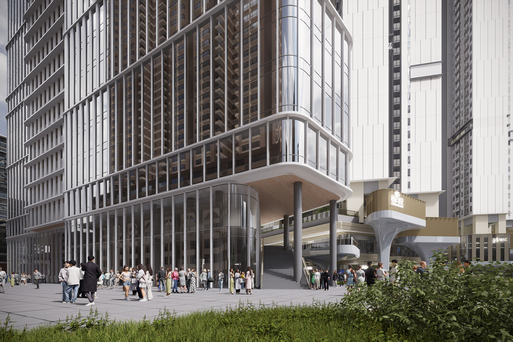 Shenzhen Chuanbu Street Shanty Town Renovation – Office Tower by Aedas ...