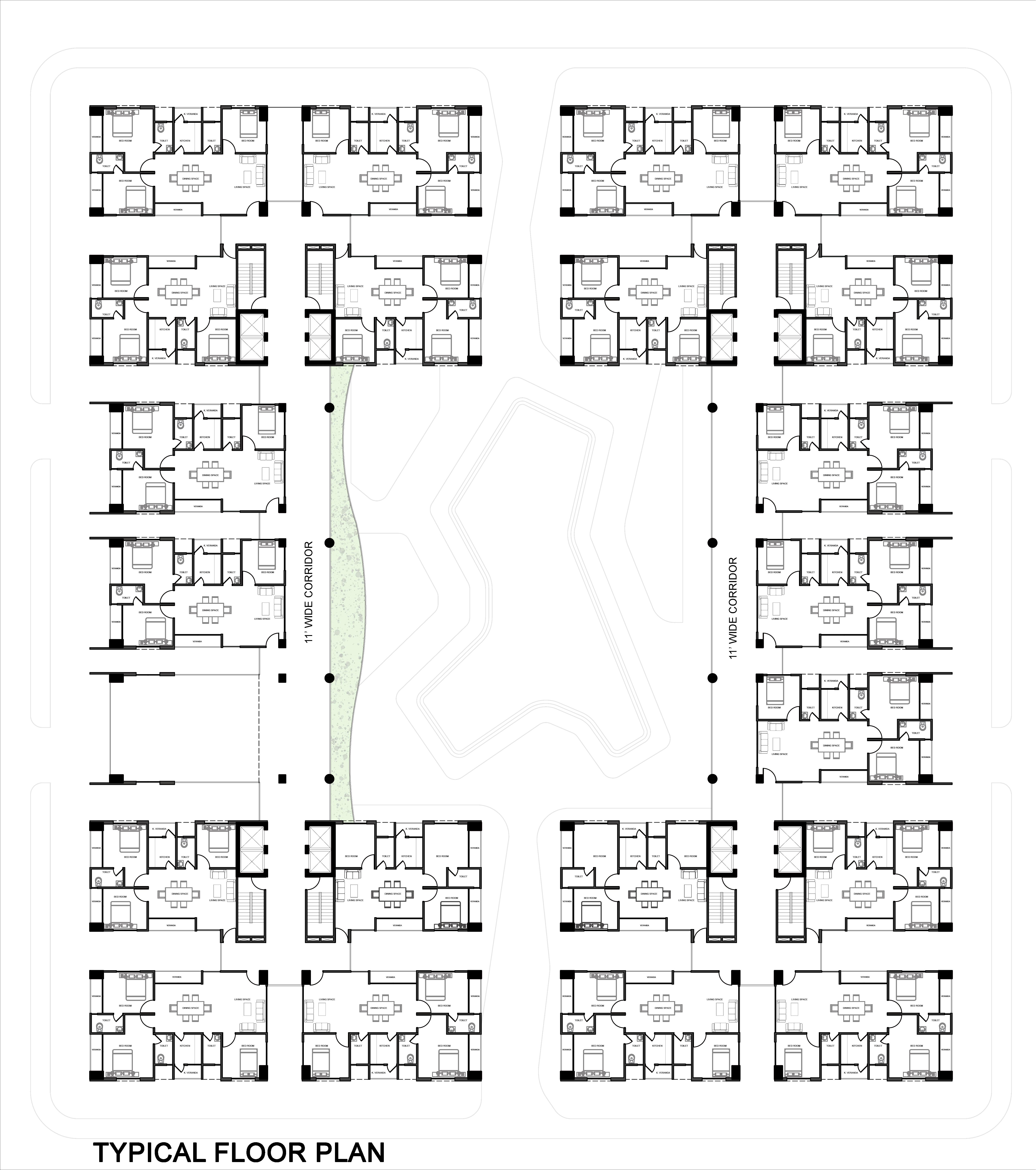 Waterlily City: A Contextual Housing Master Plan near Kanchon Bridge by ...
