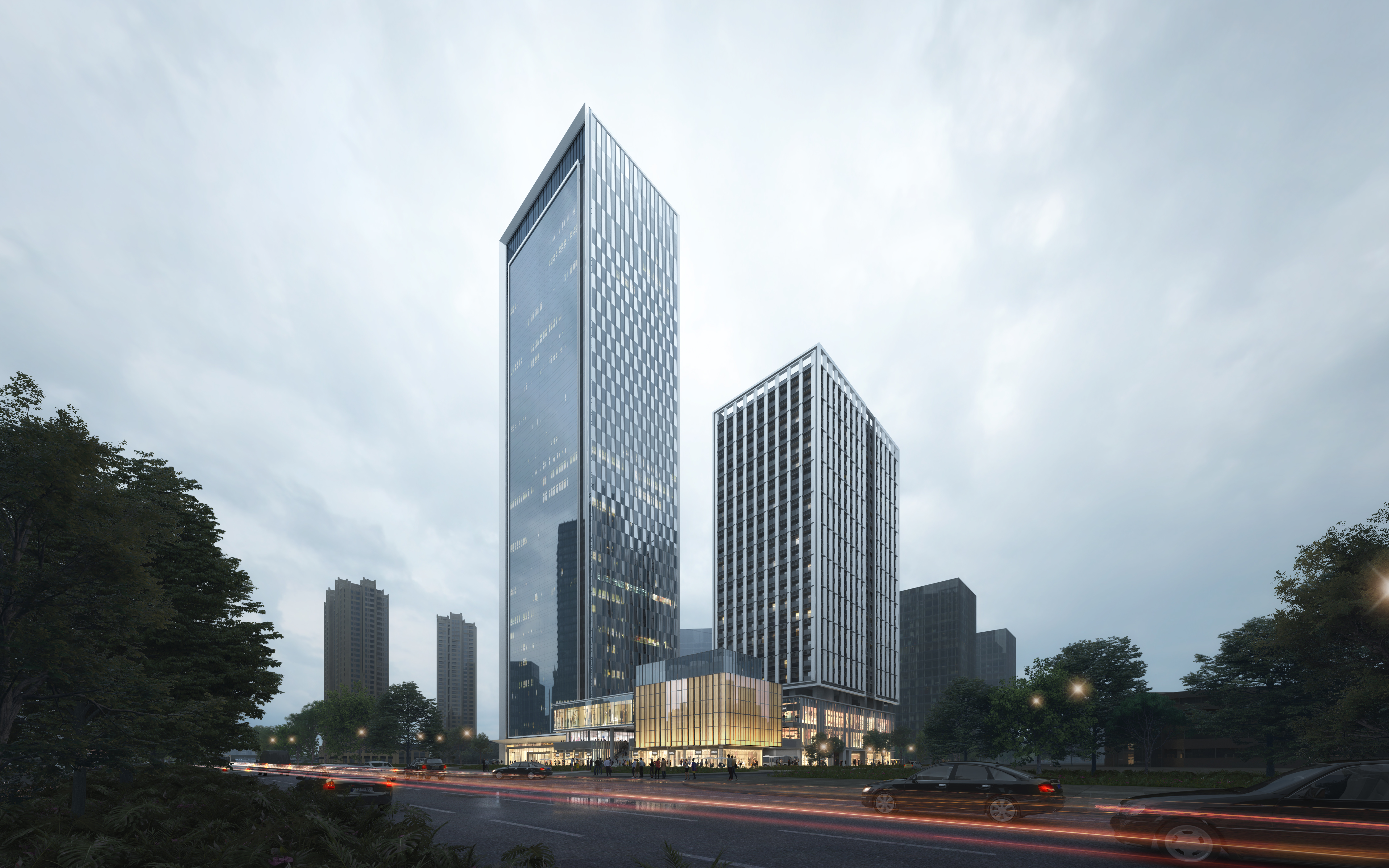 Ganghong Group Headquarter Building by QUAD Studio - Architizer