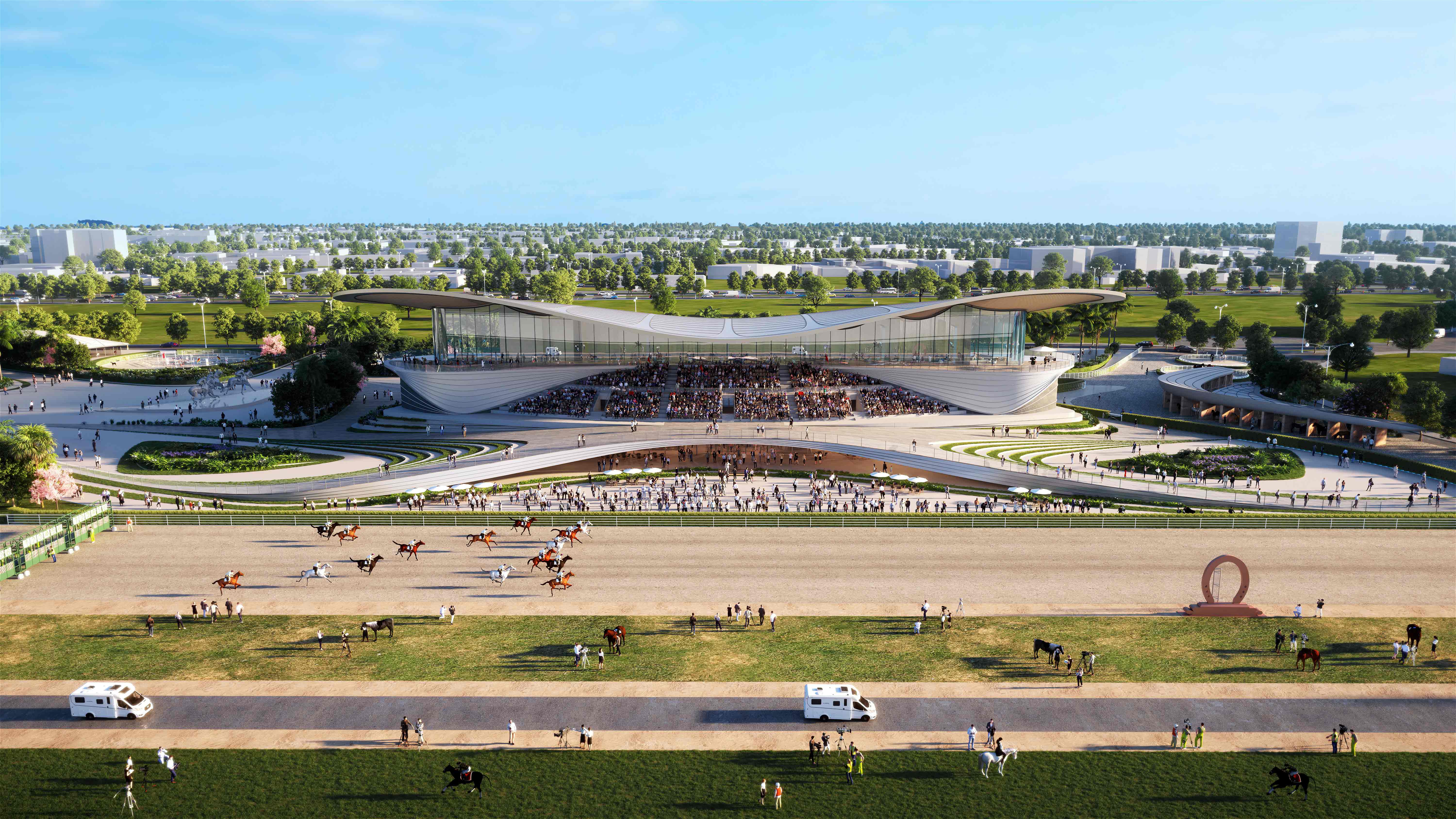 New Rabat Racecourse in Morocco by QUAD Studio - Architizer