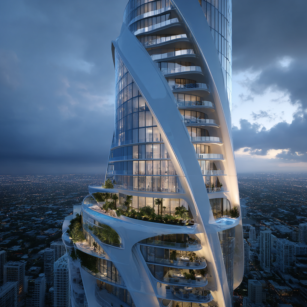 Miami Residential Tower Concept by MA2 - Architizer