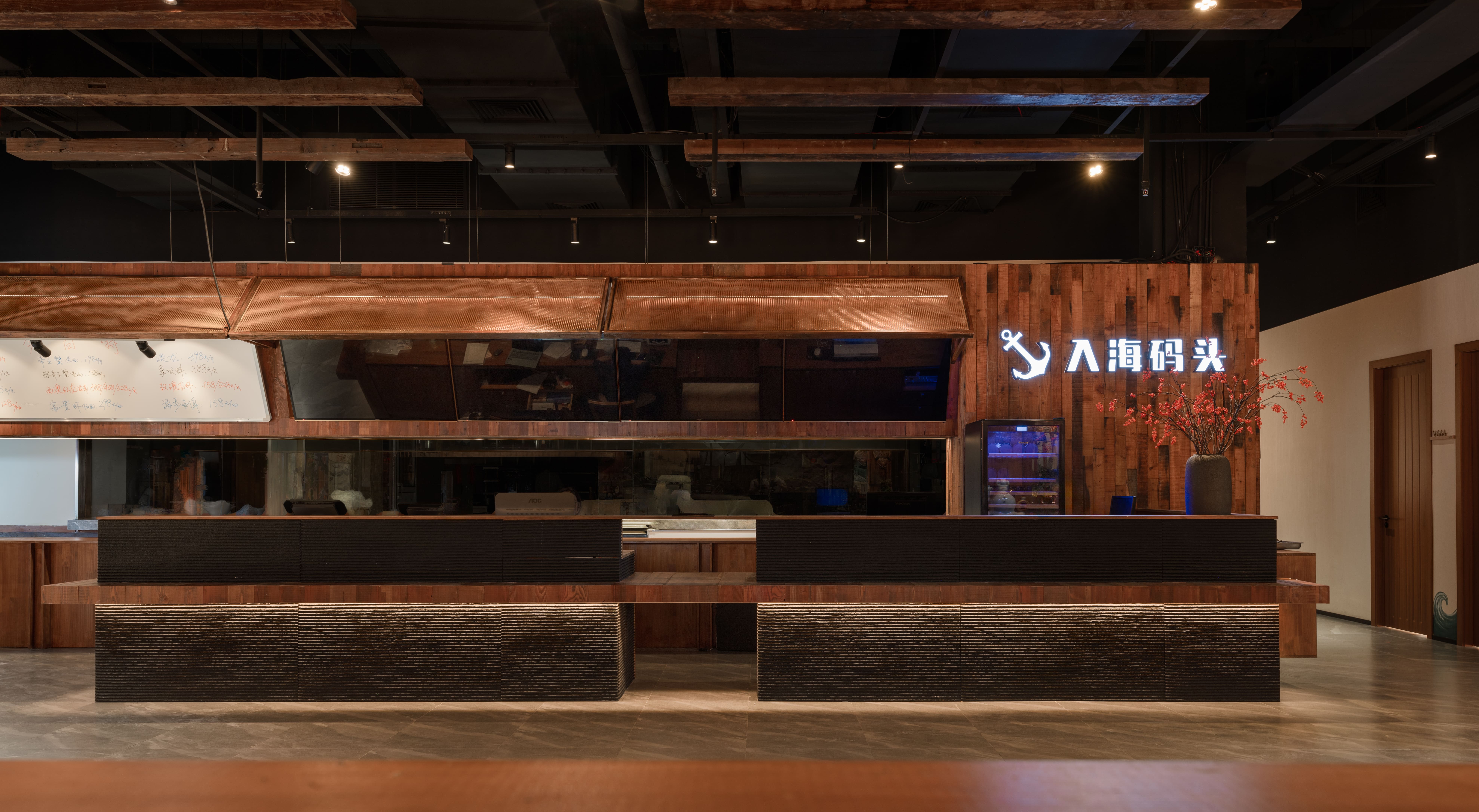 Into the Sea Wharf Seafood Restaurant by Parallect Design - Architizer