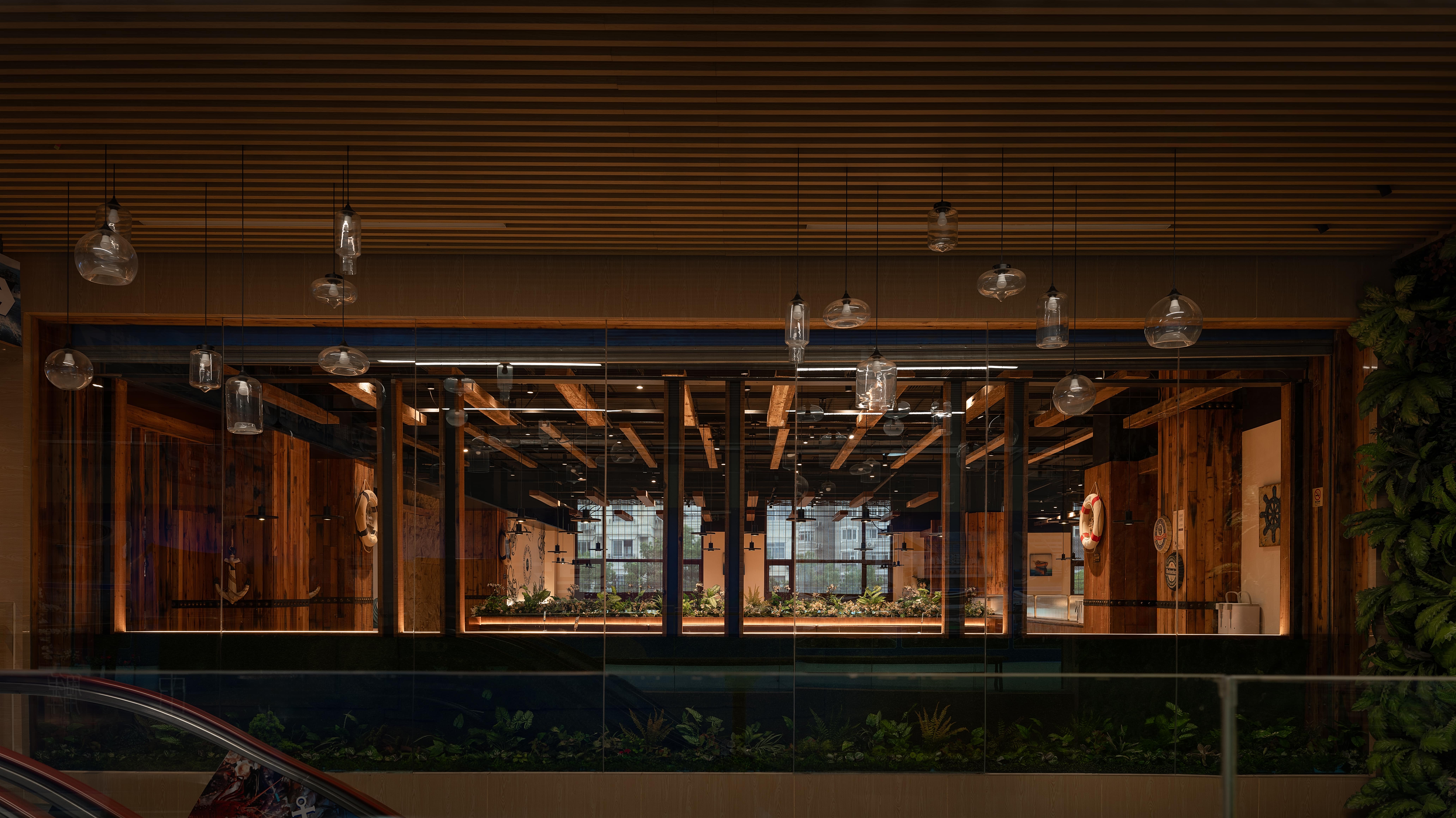 Into the Sea Wharf Seafood Restaurant by Parallect Design - Architizer