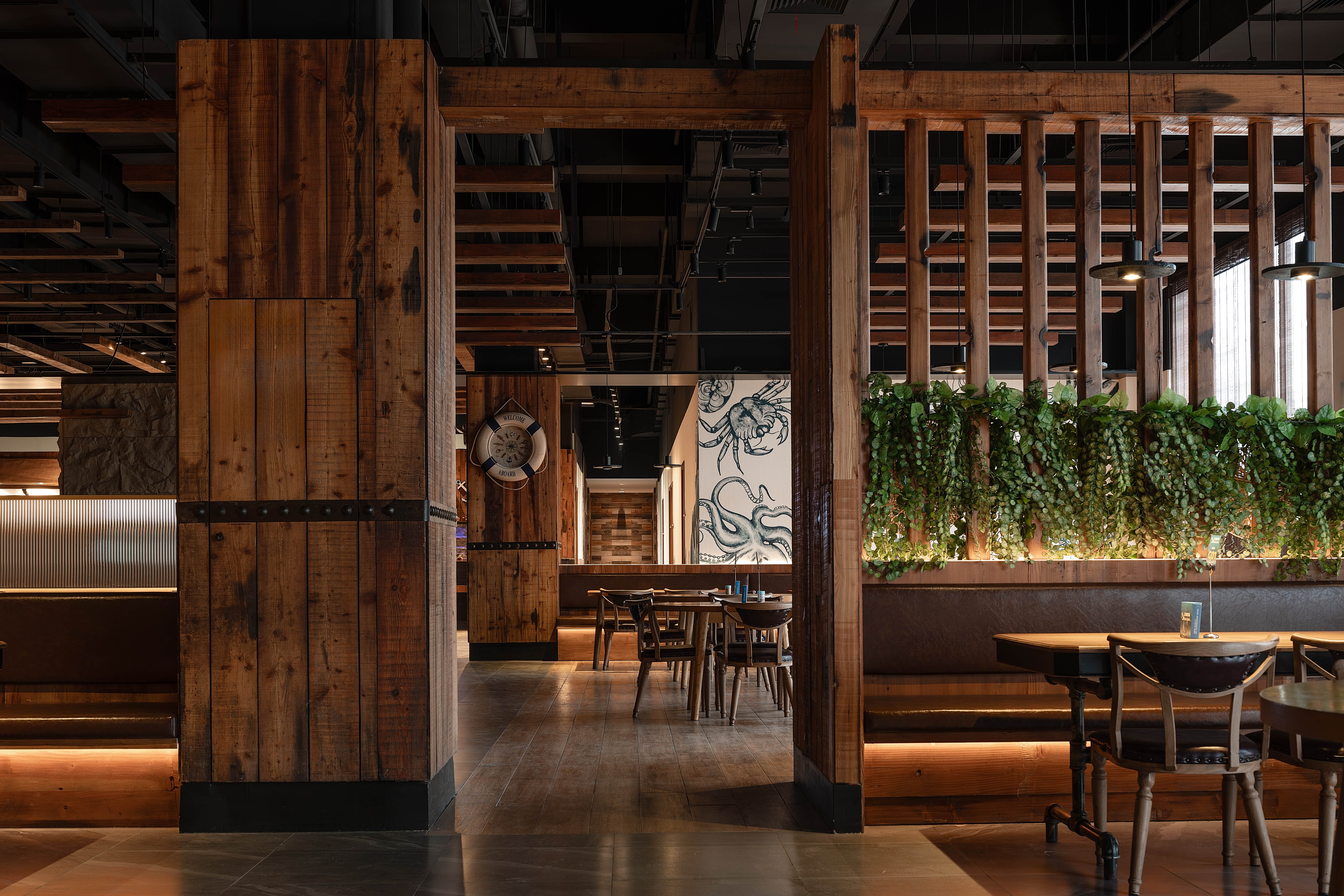 Into the Sea Wharf Seafood Restaurant by Parallect Design - Architizer