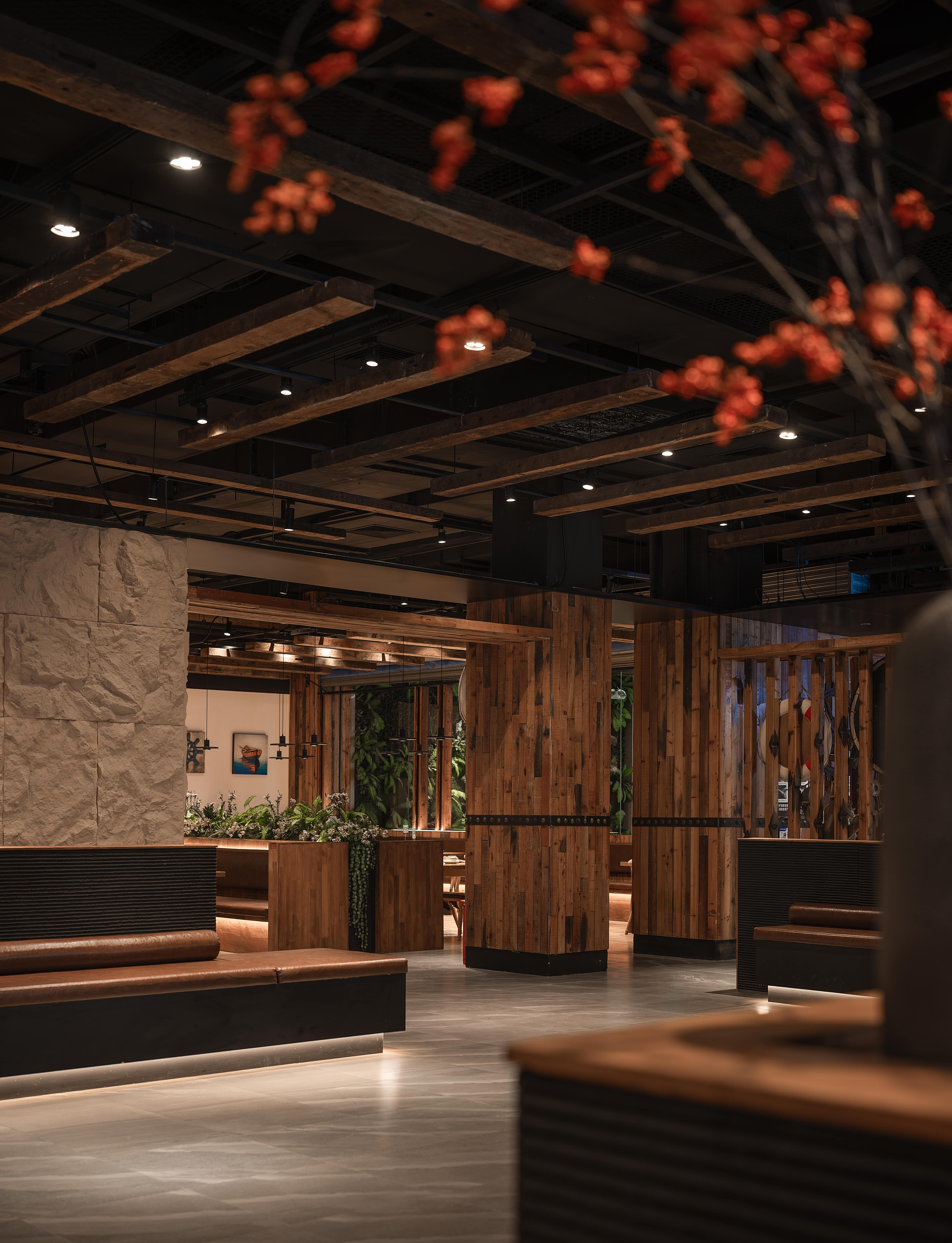Into the Sea Wharf Seafood Restaurant by Parallect Design - Architizer