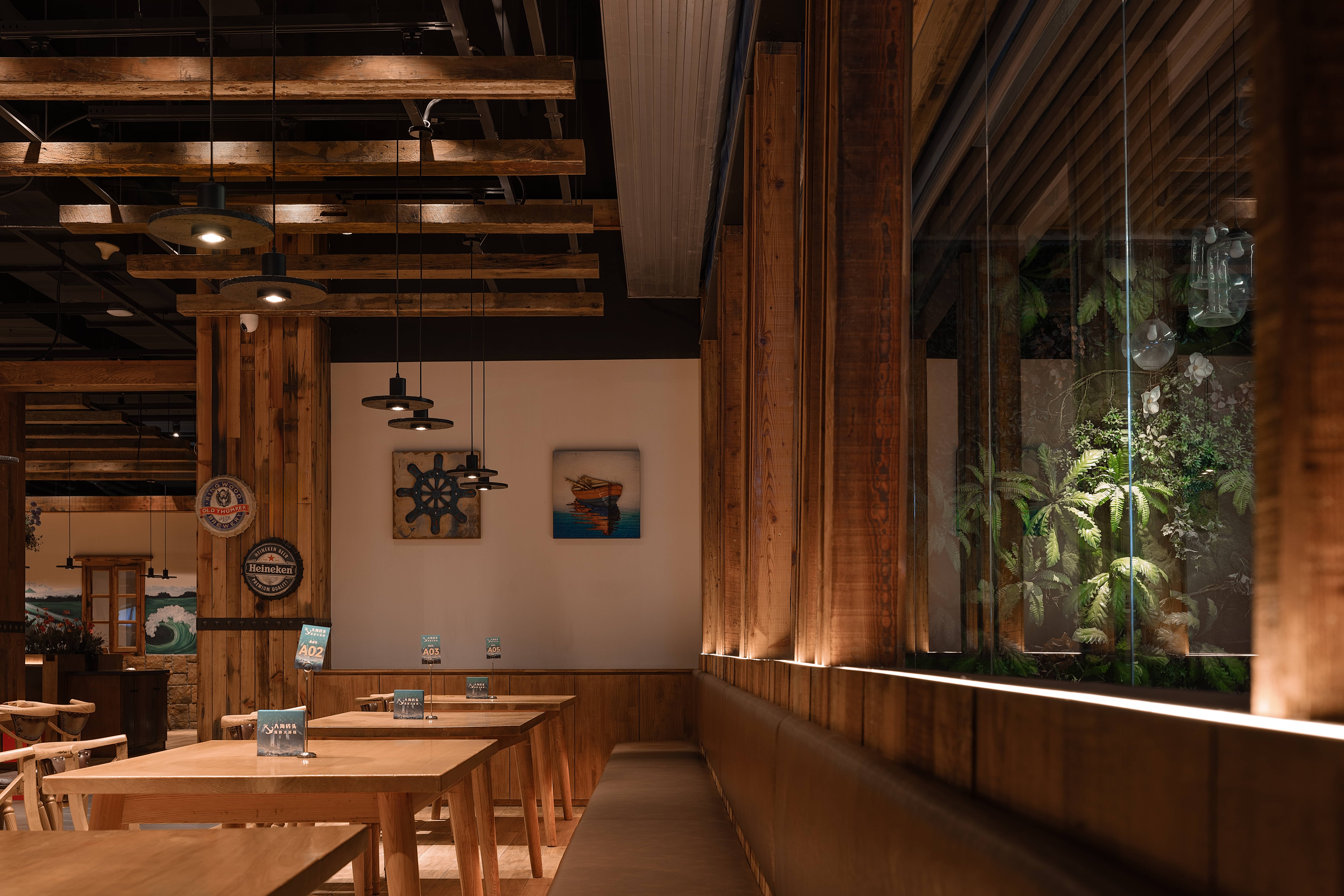 Into the Sea Wharf Seafood Restaurant by Parallect Design - Architizer