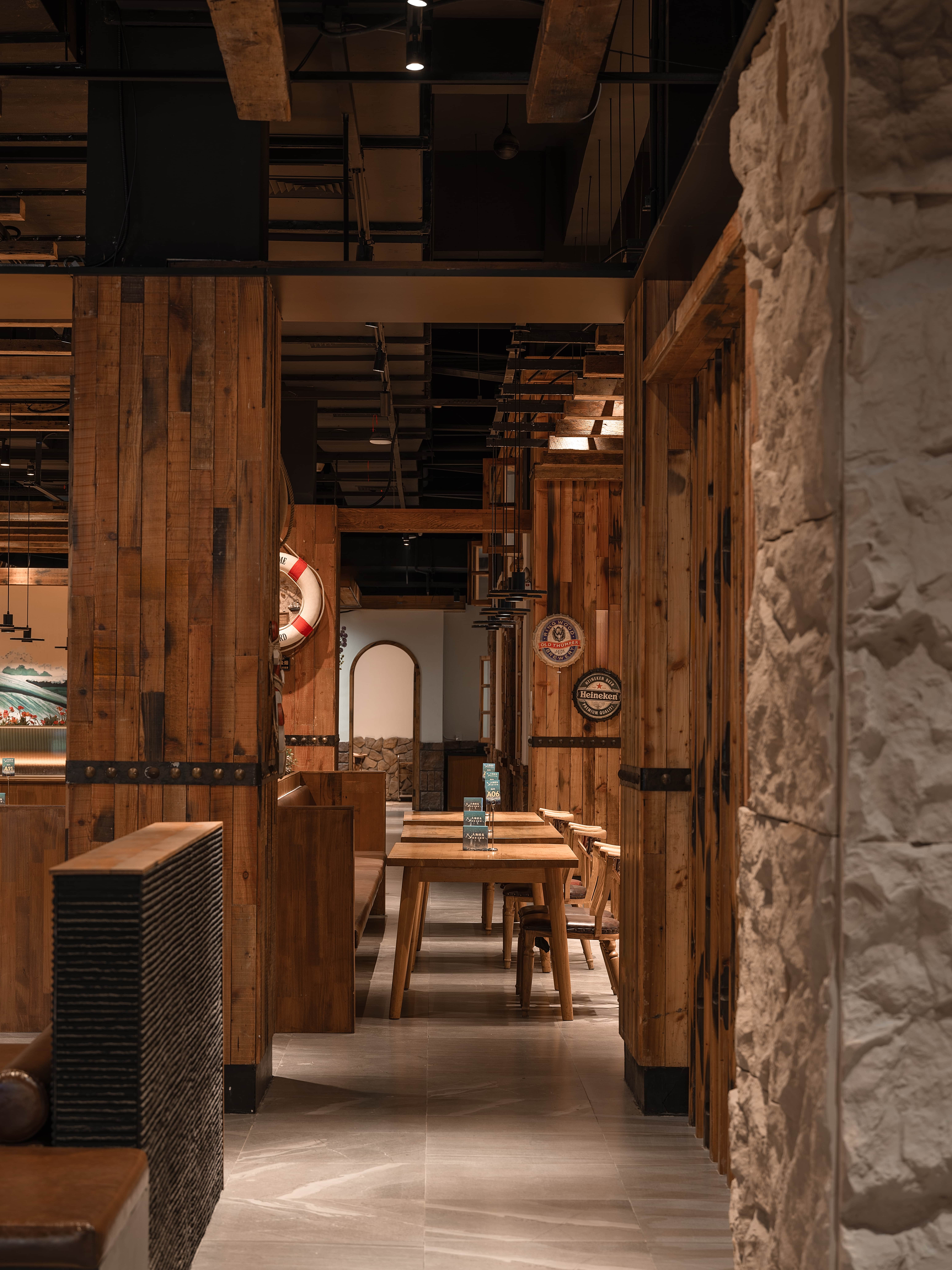 Into the Sea Wharf Seafood Restaurant by Parallect Design - Architizer