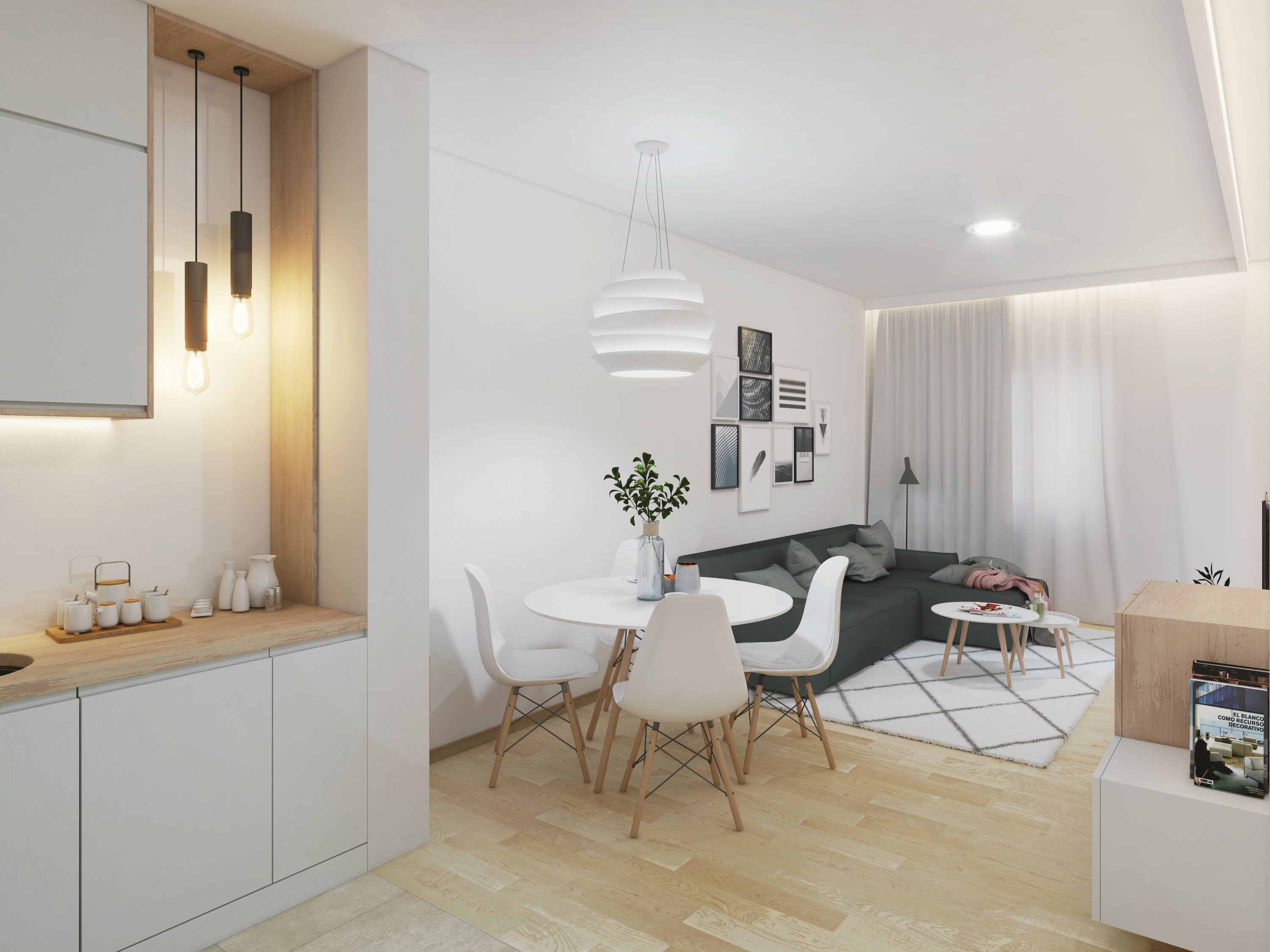 Modern Airbnb Apartment: Interior Design by Jelena Pilic Architecture ...