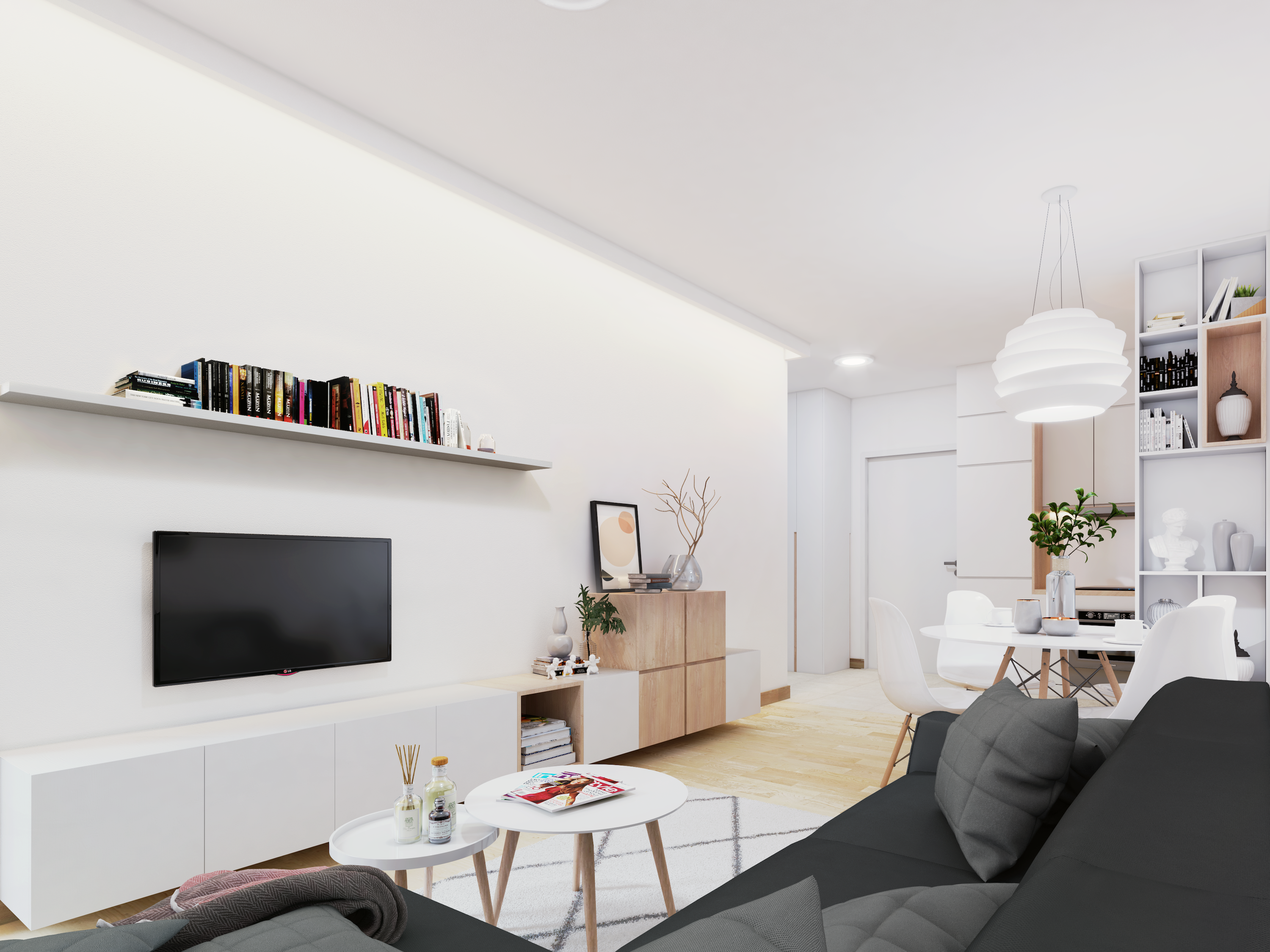 Modern Airbnb Apartment: Interior Design by Jelena Pilic Architecture ...