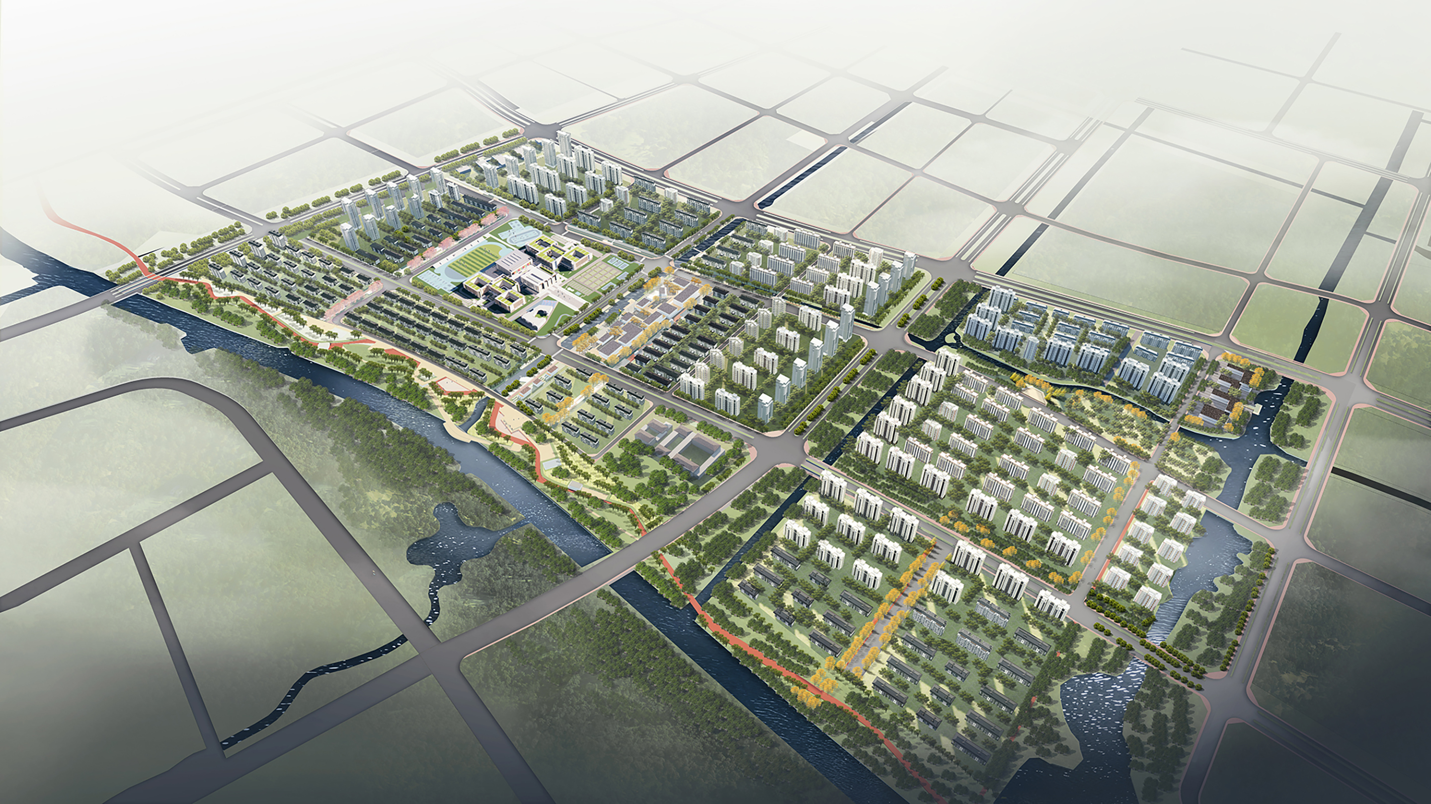 Baoying New Town Experimental School by Shanghai Dushe Architectural ...