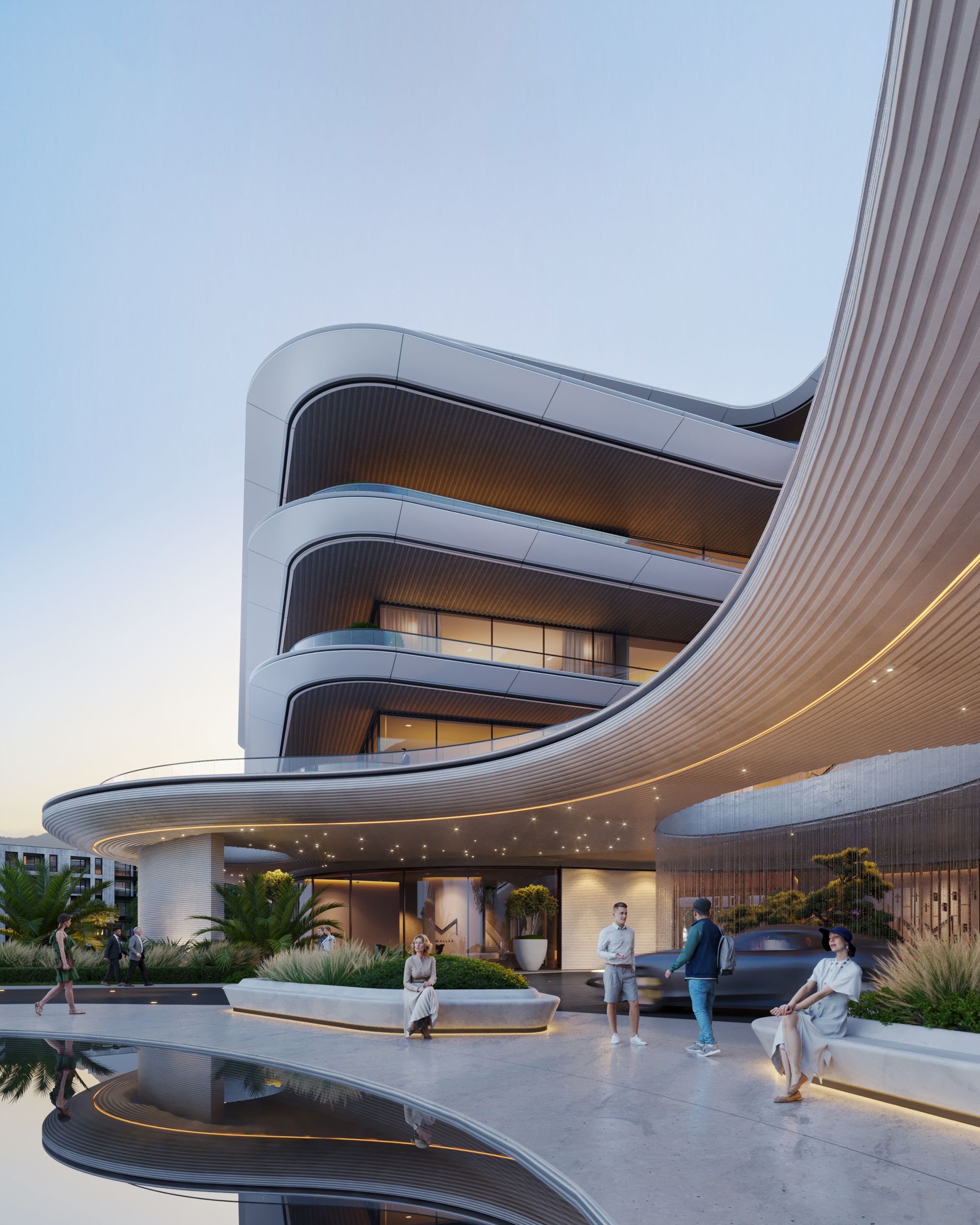 Project of a futuristic residential complex by Studia 54 - Architizer