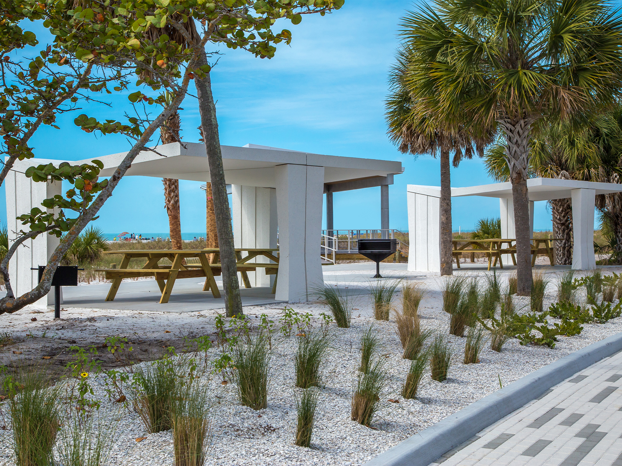 Sarasota County Beach Pavilions by Sweet Sparkman - Architizer