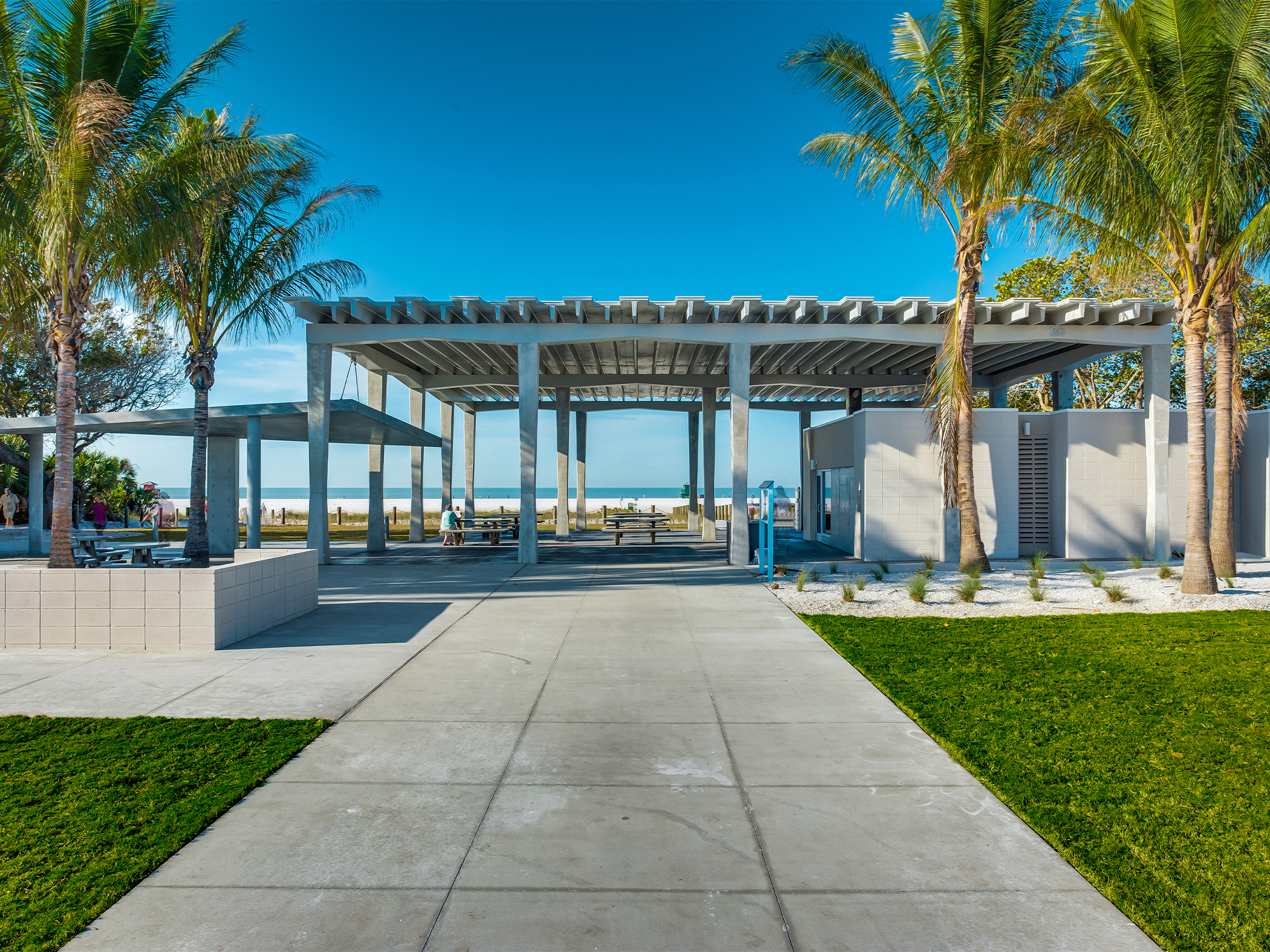 Sarasota County Beach Pavilions by Sweet Sparkman - Architizer