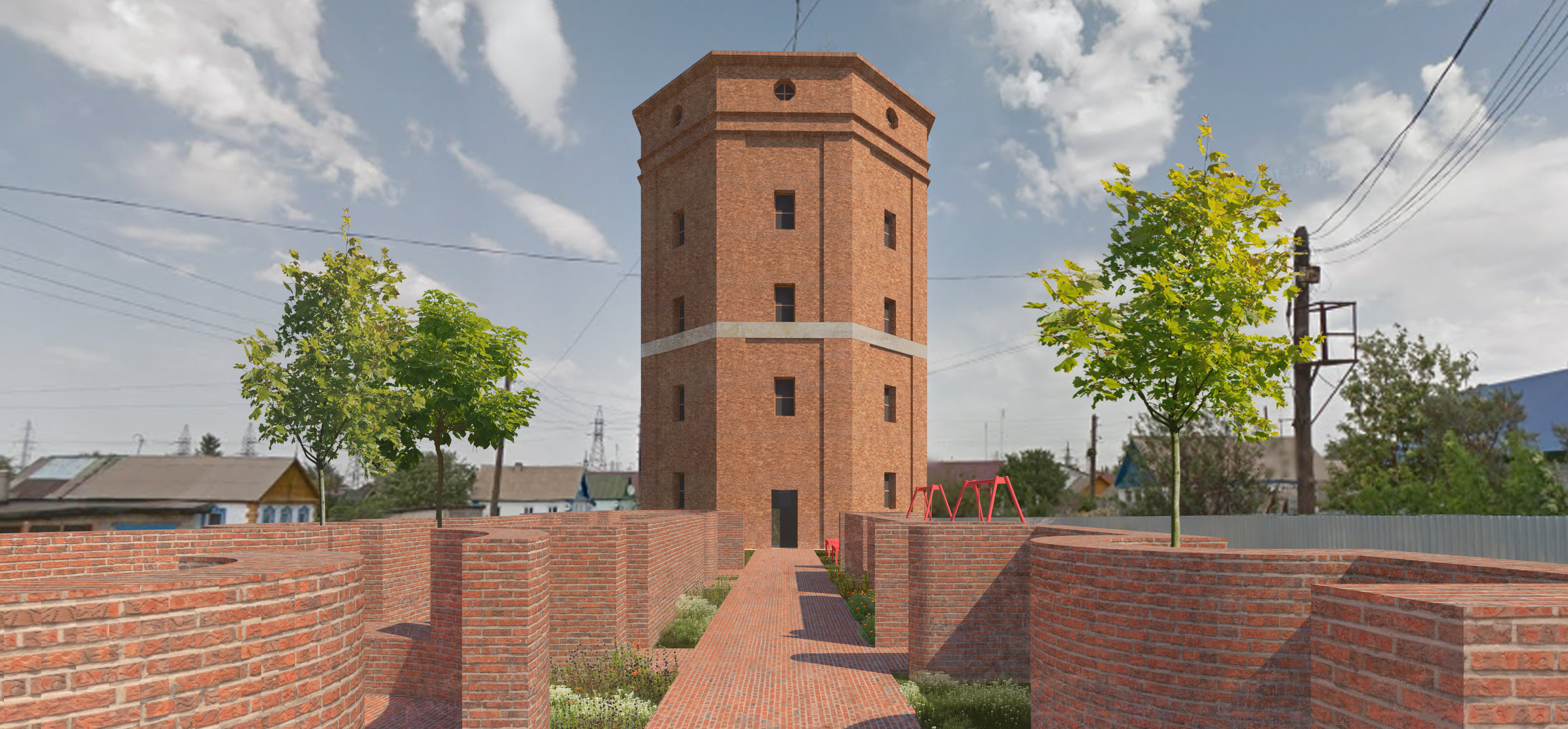 Paleontology Museum in a Water Tower by Rokot Studio - Architizer
