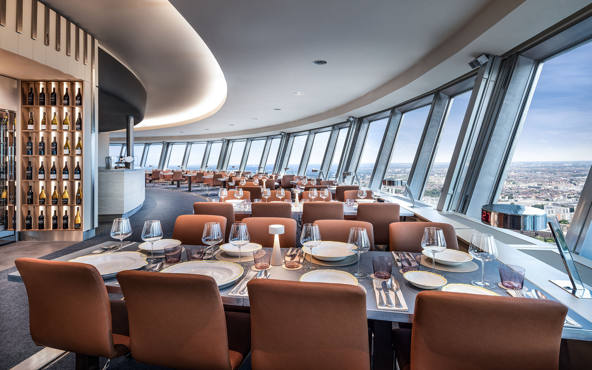 The Sphere Tim Raue Restaurant in Berlin's TV Tower by DITTEL ...