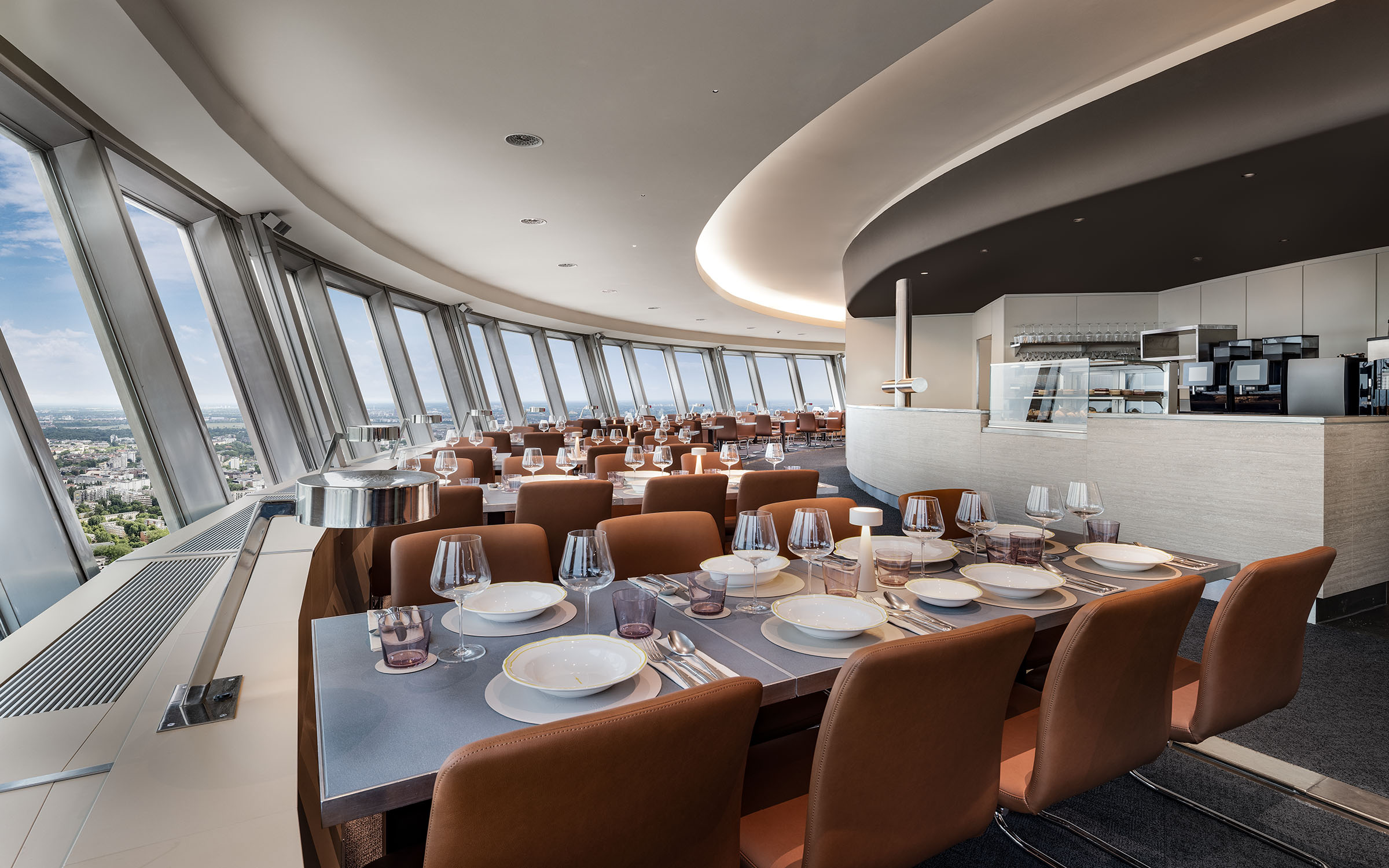 The Sphere Tim Raue Restaurant in Berlin's TV Tower by DITTEL ...