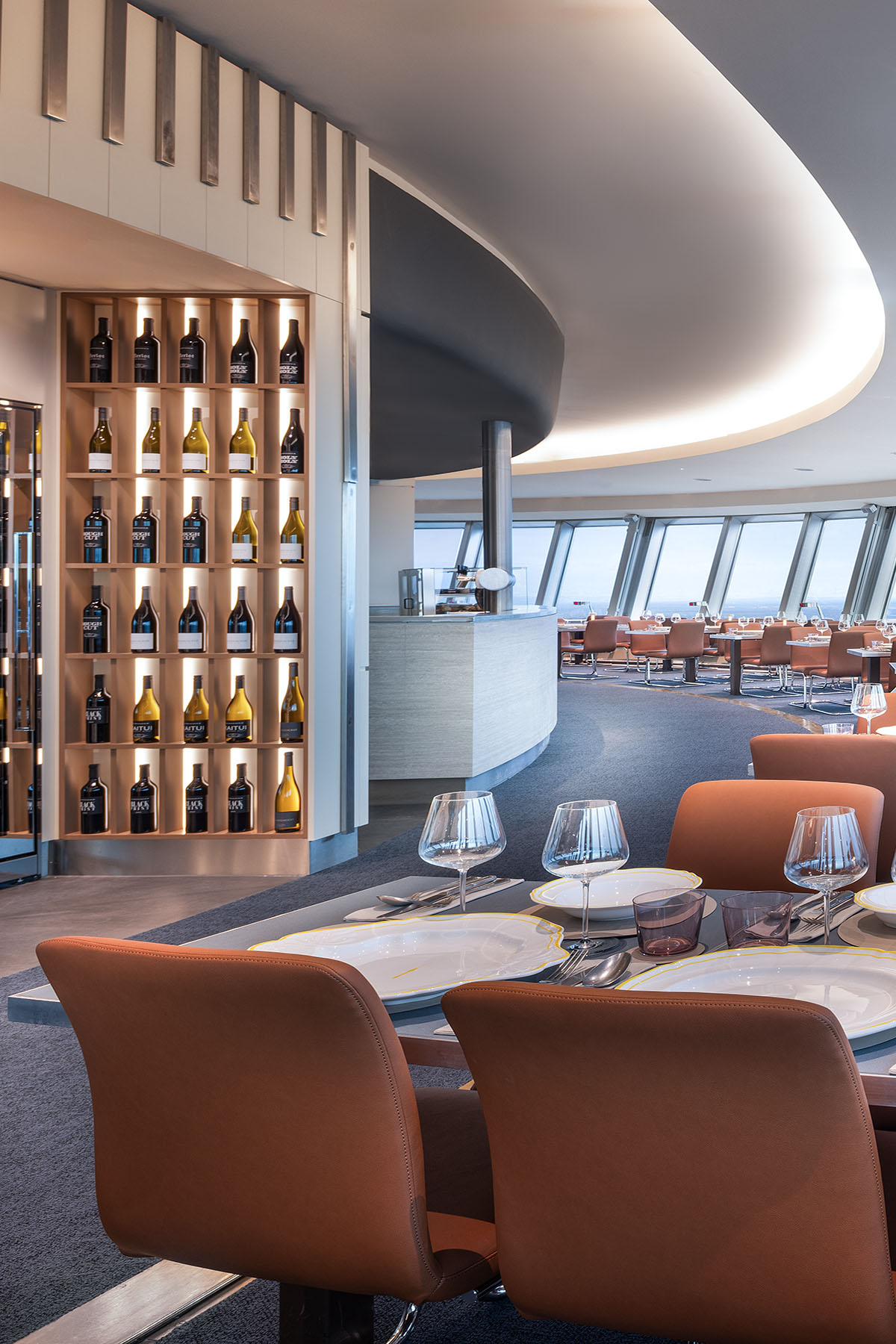 The Sphere Tim Raue Restaurant in Berlin's TV Tower by DITTEL ...