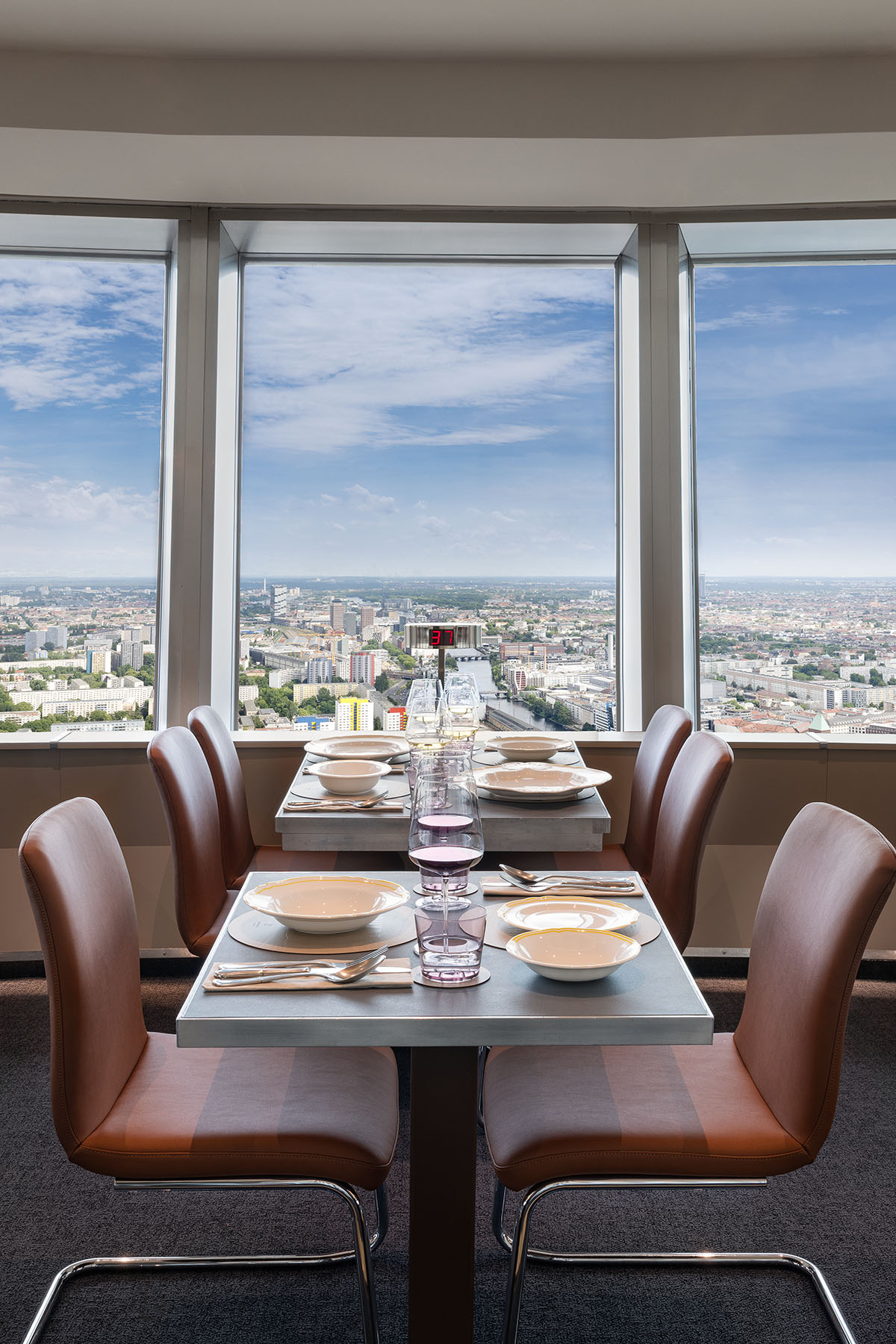 The Sphere Tim Raue Restaurant in Berlin's TV Tower by DITTEL ...