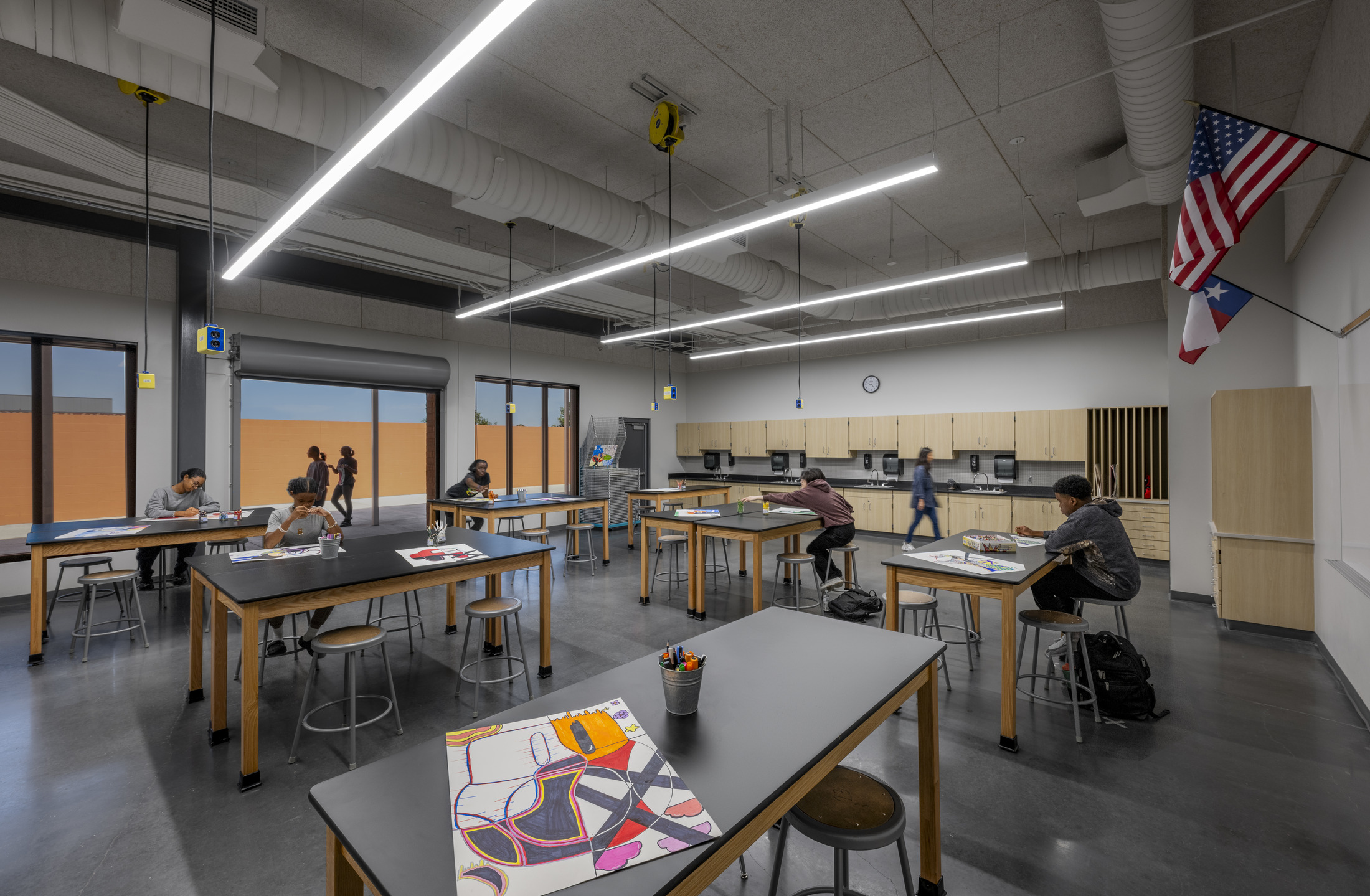 Almeta Crawford High School by DLR Group - Architizer