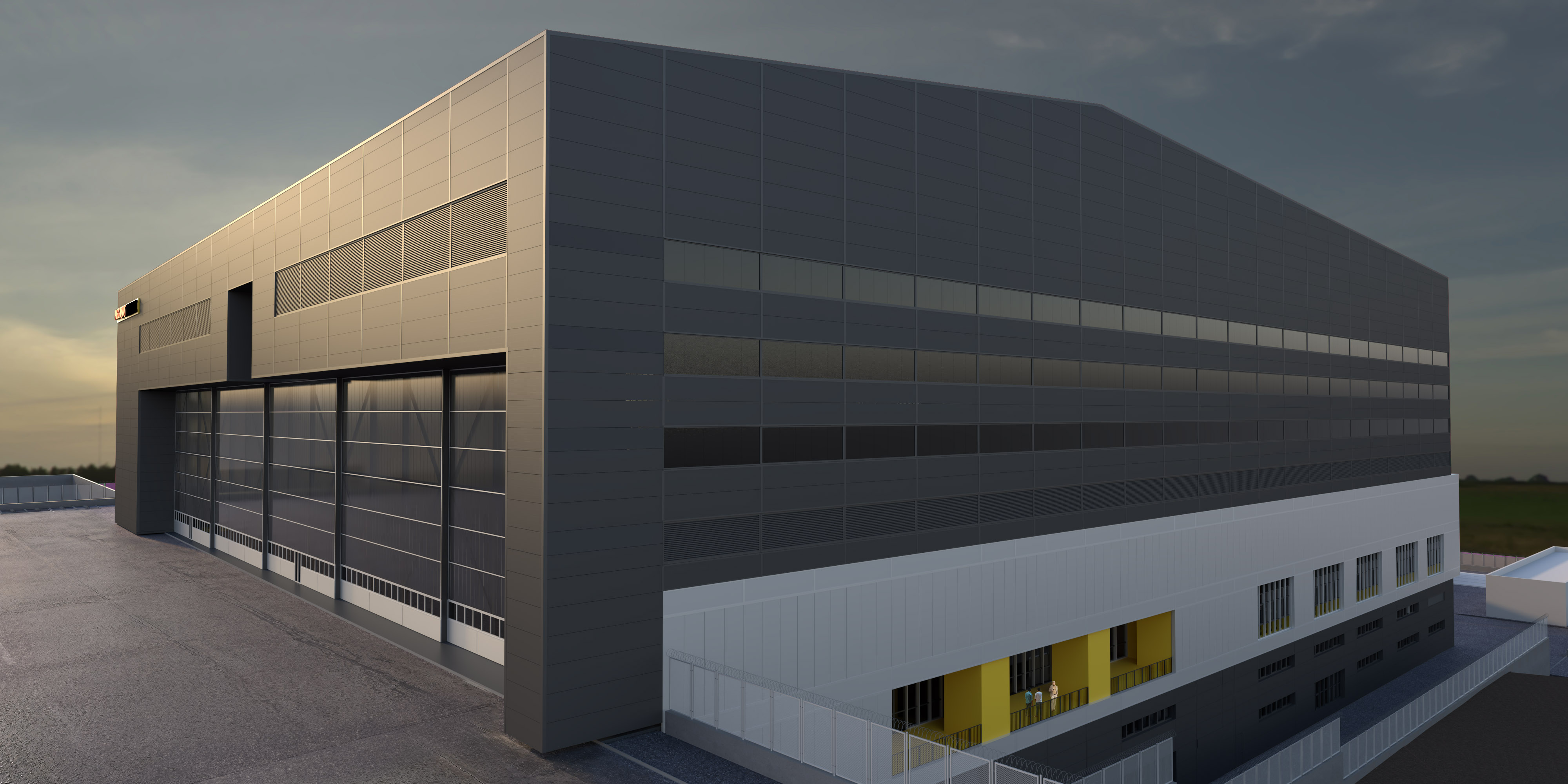 Aircraft Base Maintenance Hangar Phase-1 by Manço Architects - Architizer